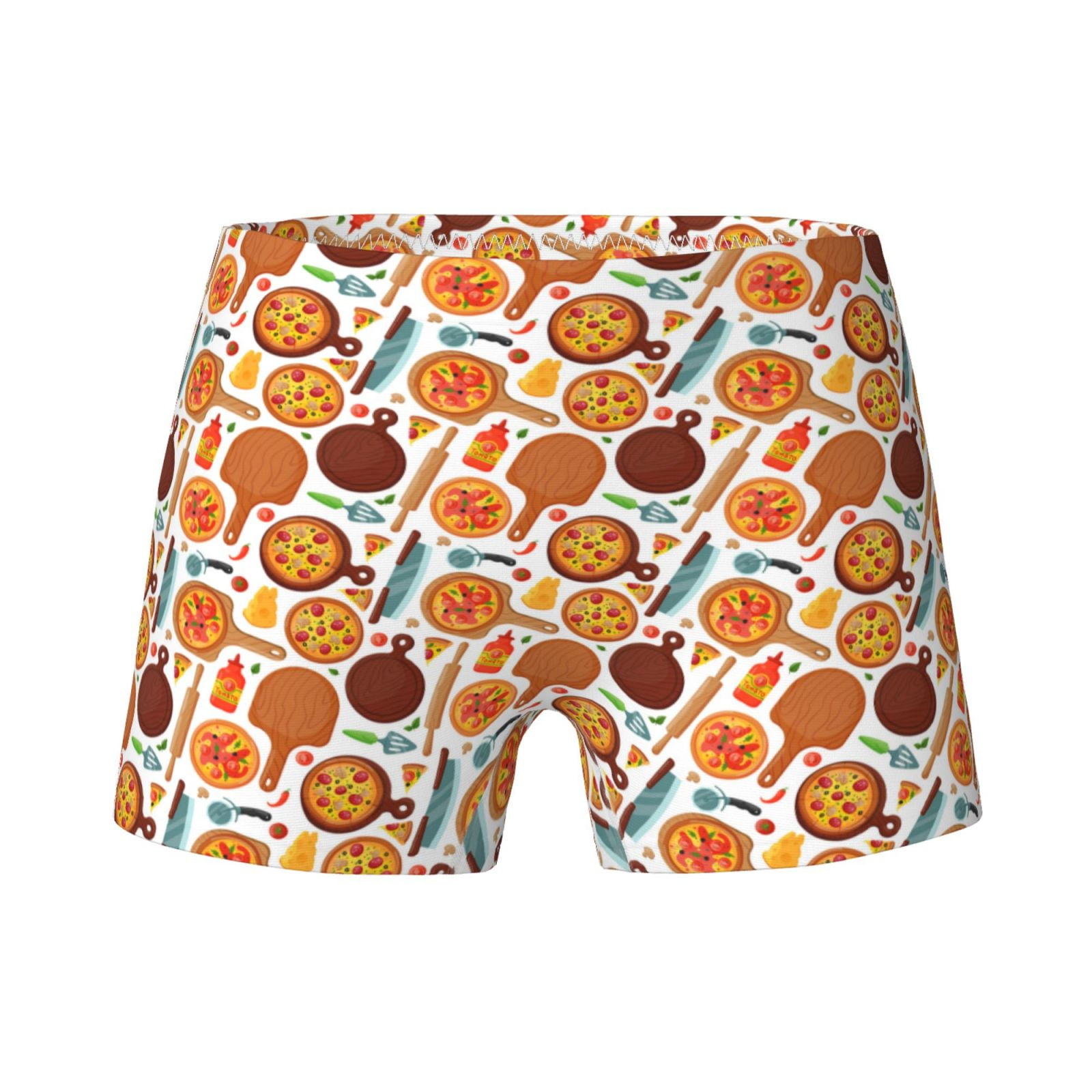 Teen Girls Underwear - Hot Fresh Pizza Soft Cotton Boxer Briefs Panties ...
