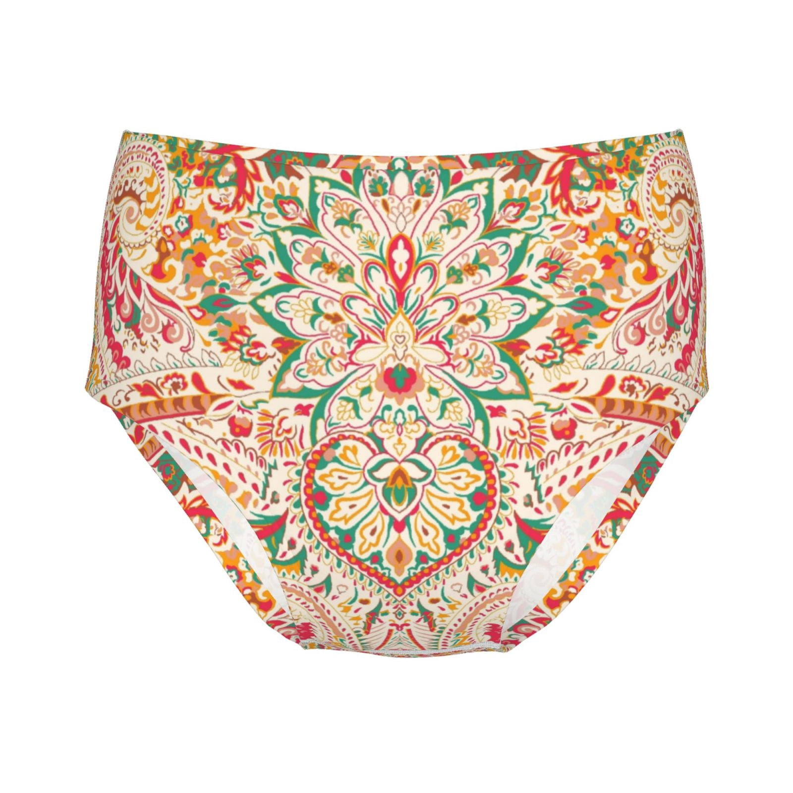 Teen Girls Underwear - Indian Paisley 1 Soft Cotton Briefs Panties for ...