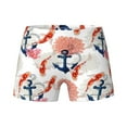 Teen Girls Underwear - Koi Fish And Corals Soft Cotton Boxer Briefs ...