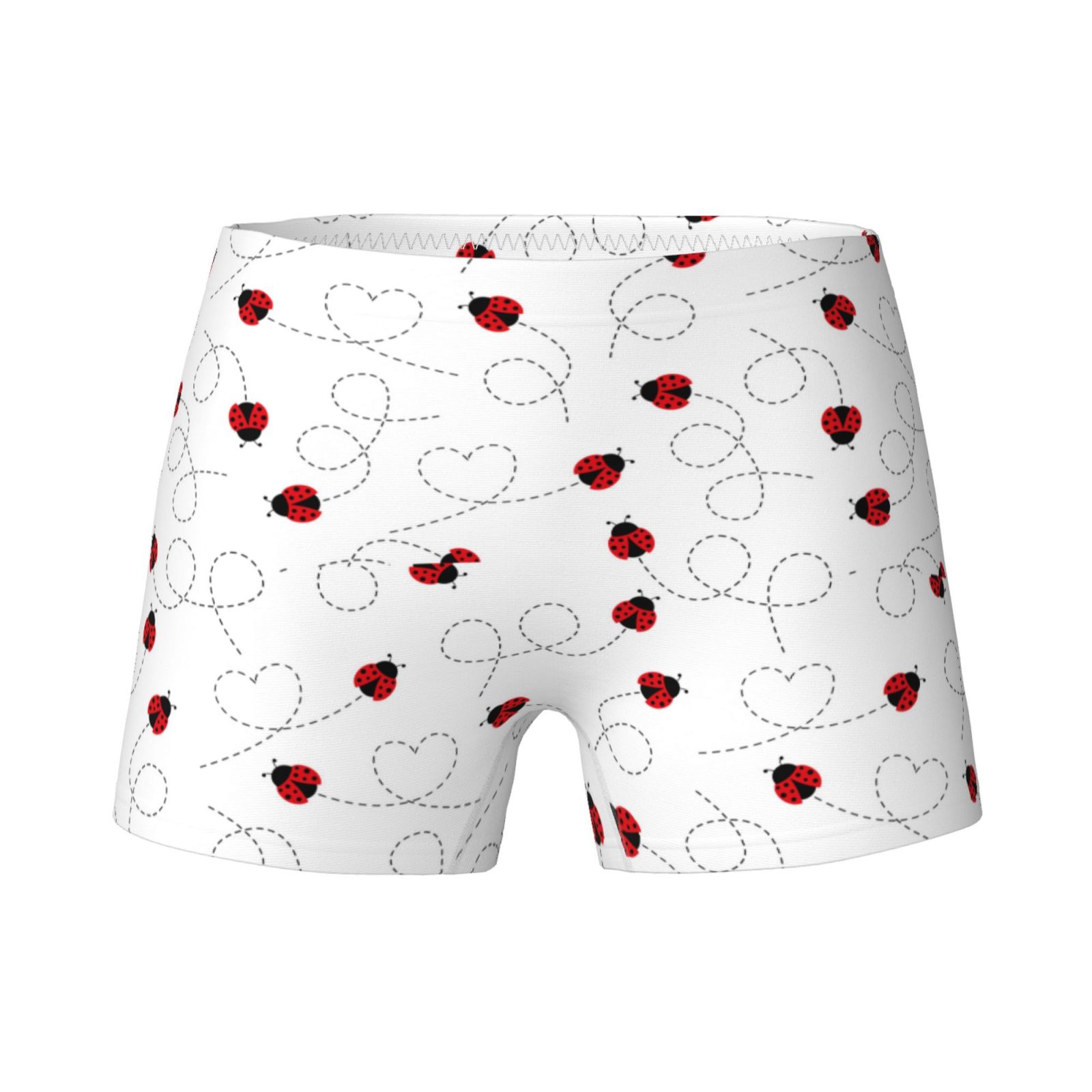 Teen Girls Underwear - Ladybugs Flying On Dotted Route Soft Cotton ...