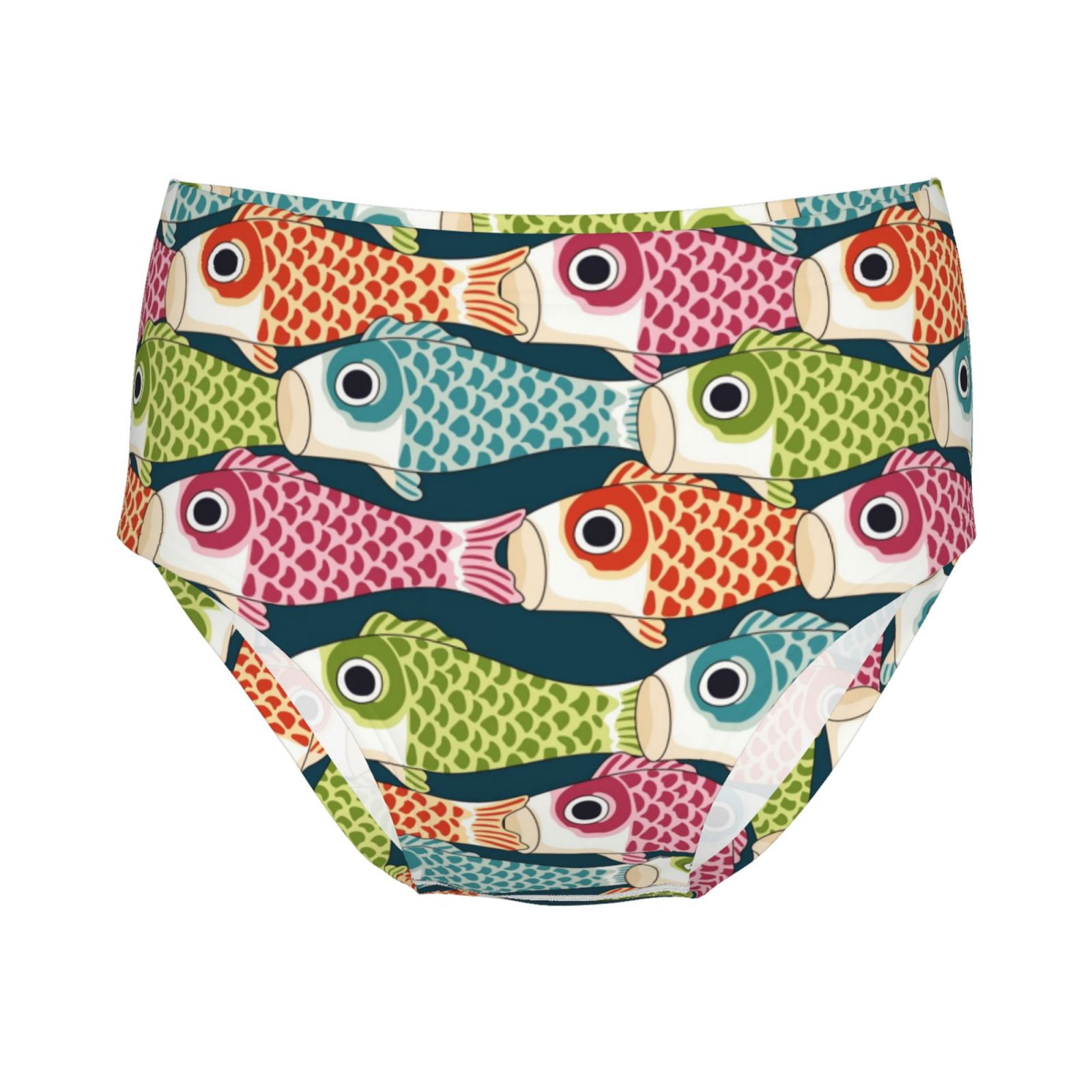 Teen Girls Underwear - Lantern Koi Fish Soft Cotton Briefs Panties for ...