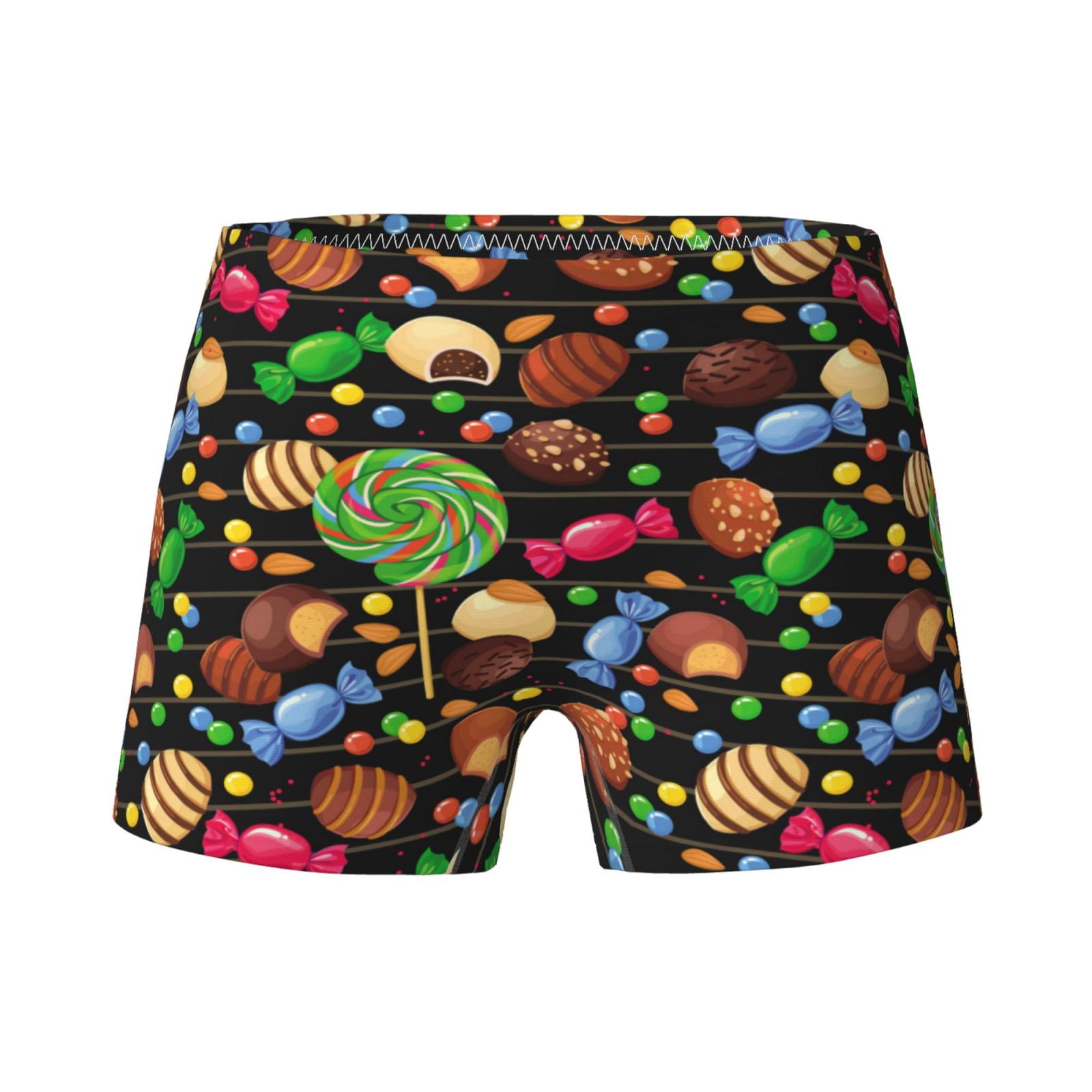 Teen Girls Underwear - Lollipop Candy Chocolate Bean Print Cotton Soft ...