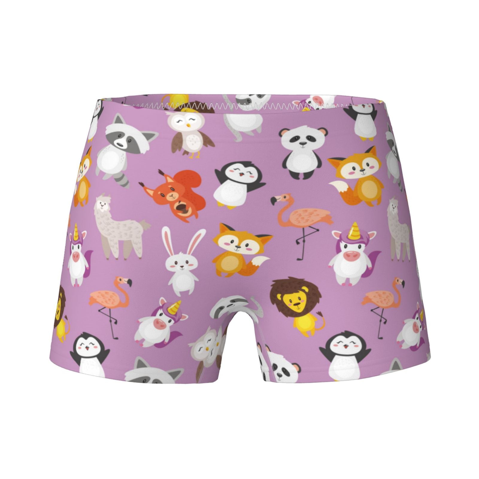 Teen Girls Underwear - Lovely animals Soft Cotton Boxer Briefs Panties ...