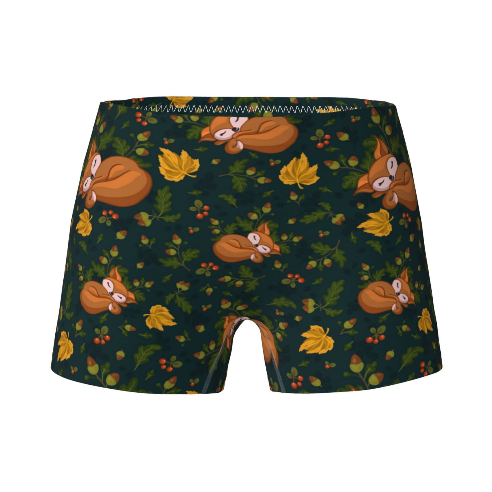 Teen Girls Underwear - Maple Leaf Fox Soft Cotton Boxer Briefs Panties ...