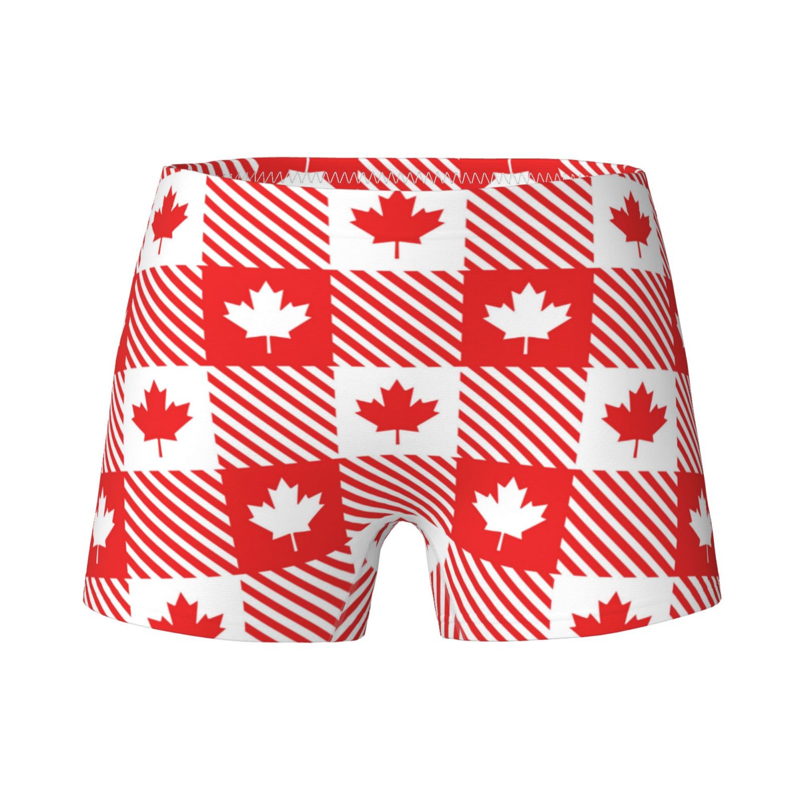 Teen Girls Underwear - Maple Leaves1 Soft Cotton Boxer Briefs Panties ...