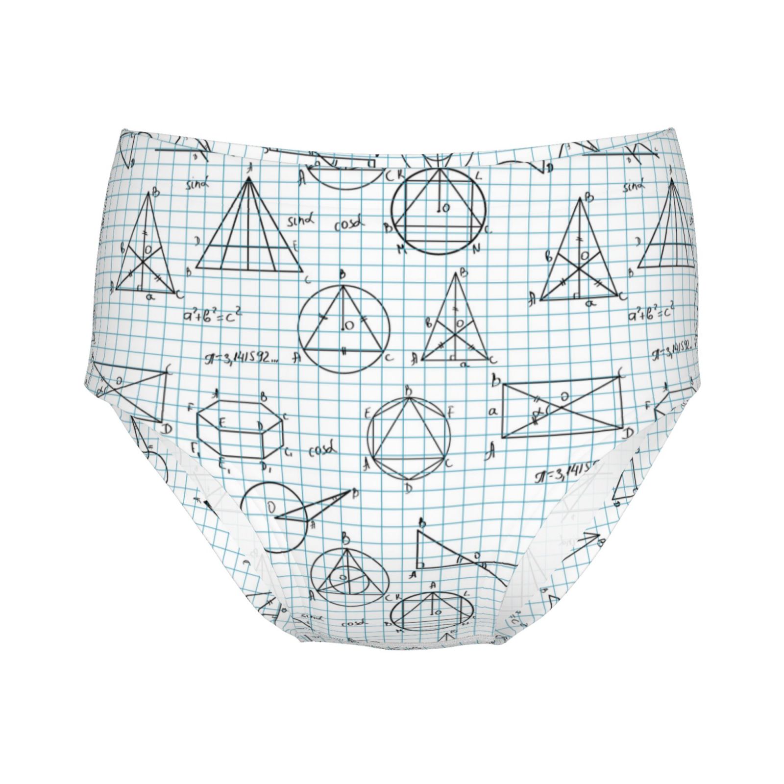 Teen Girls Underwear - Math equation Print Soft Cotton Briefs Panties ...