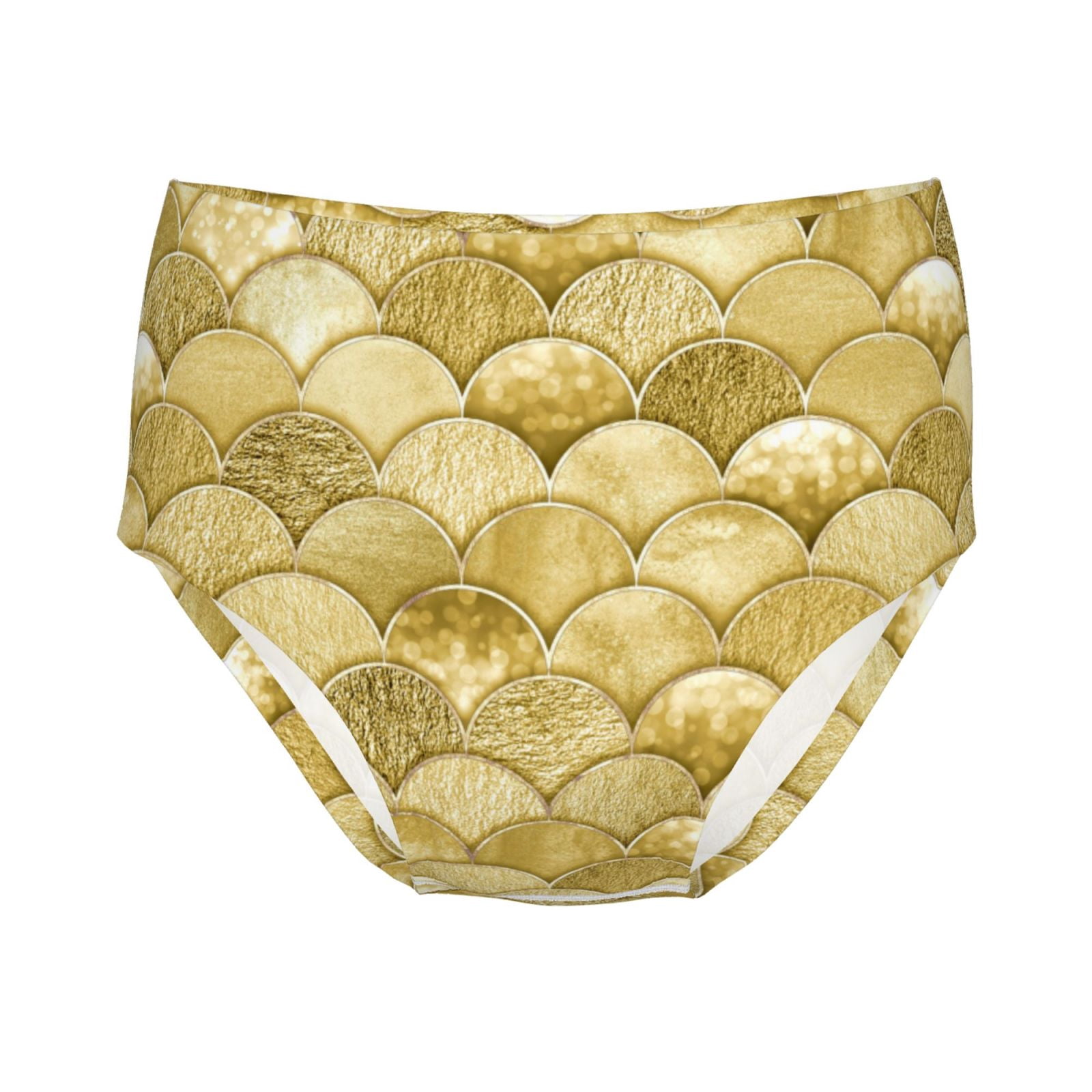 Teen Girls Underwear - Mermaid Fish Scale Soft Cotton Briefs Panties ...