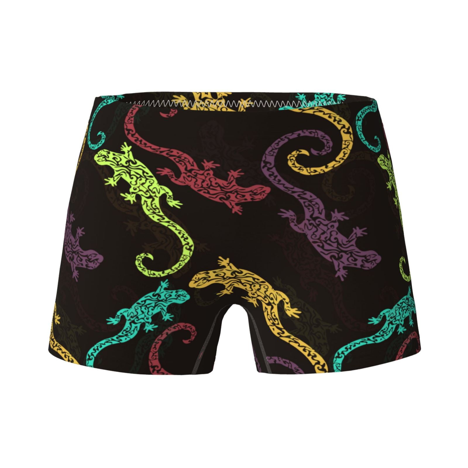 Teen Girls Underwear - Minimalist Color Gecko Lizard Soft Cotton Boxer ...