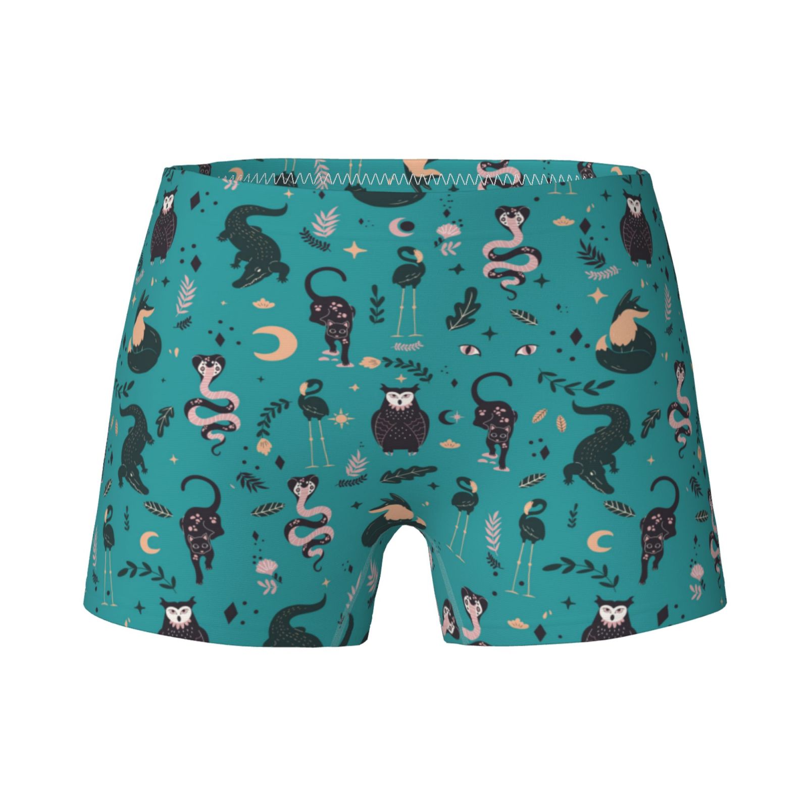 Teen Girls Underwear - Owl Fox Flamingo Crocodile Cobra Soft Cotton ...