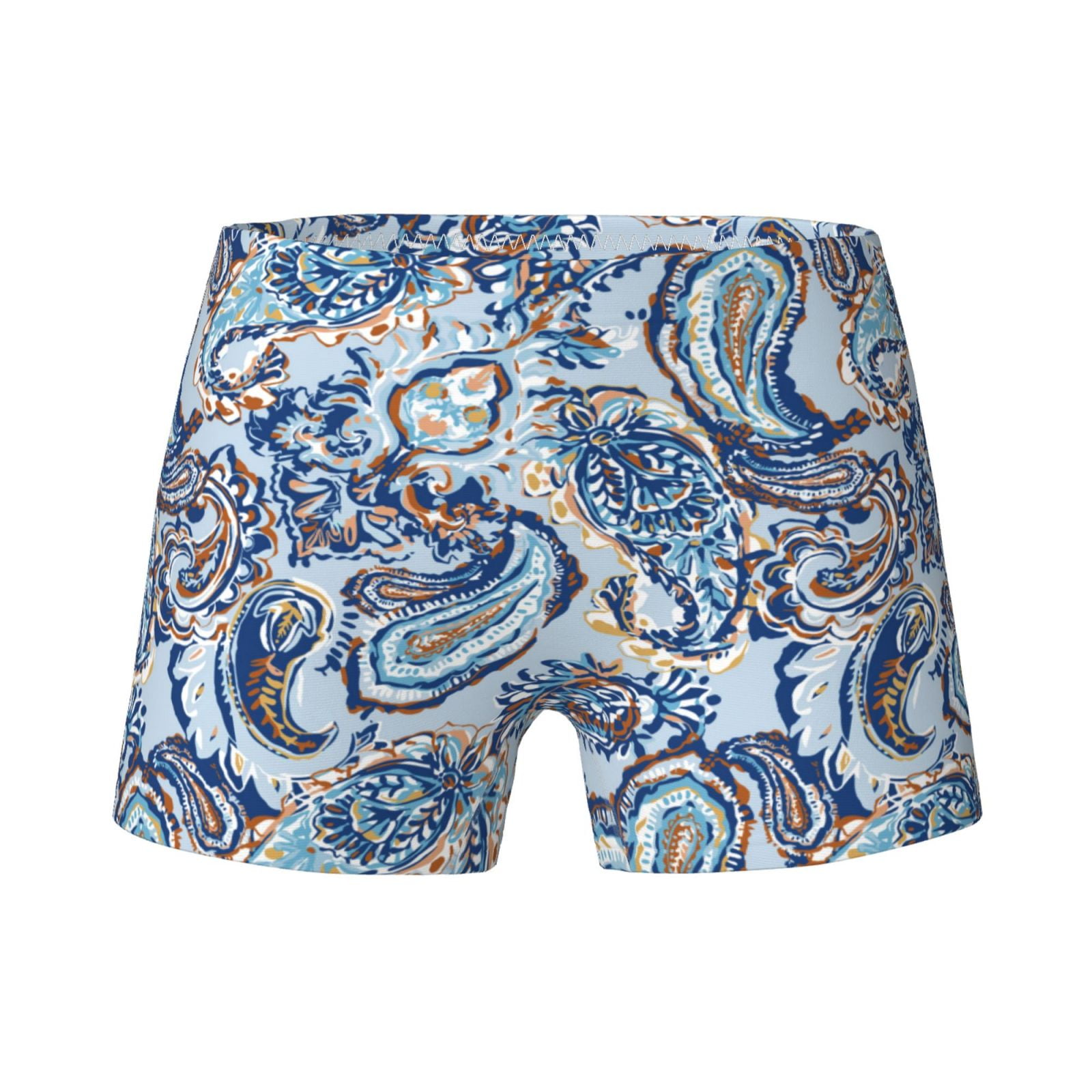 Teen Girls Underwear - Paisley Pattern No.90124 Soft Cotton Boxer ...