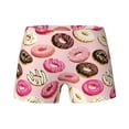 Teen Girls Underwear - Pink Brown White Donut Print Soft Cotton Boxer ...