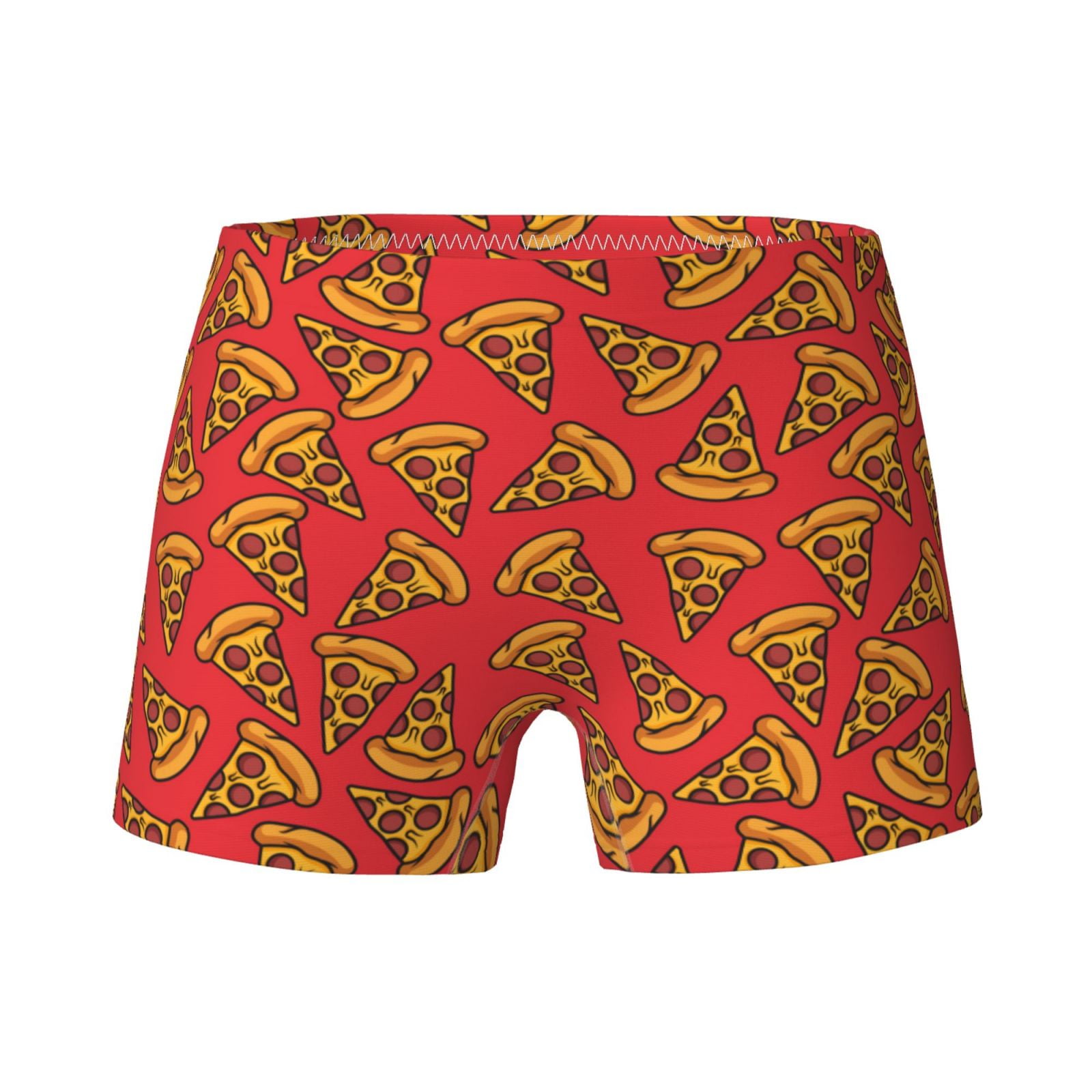 Teen Girls Underwear - Pizza Cartoon Soft Cotton Boxer Briefs Panties ...