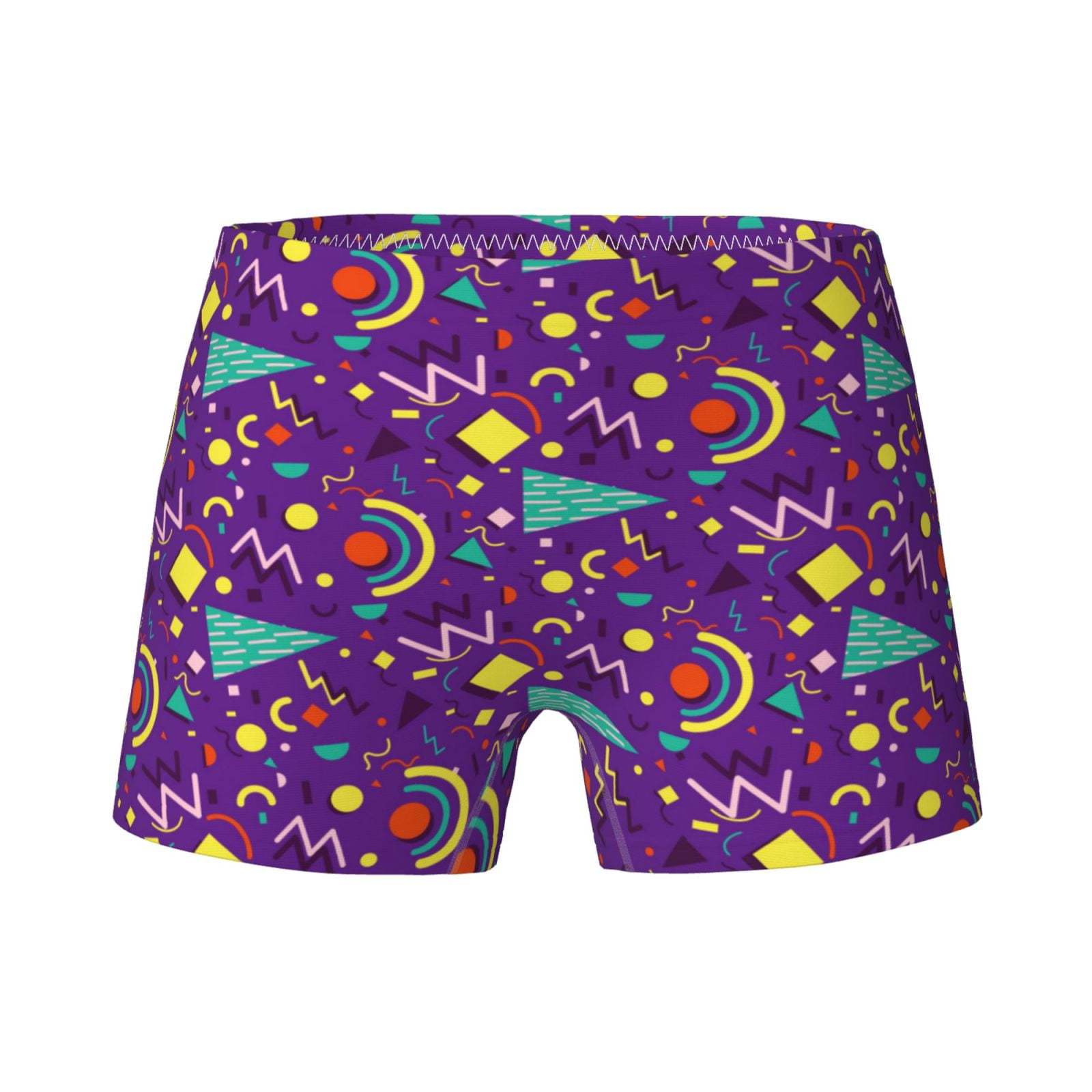 Teen Girls Underwear - Retro 80s Style Soft Cotton Boxer Briefs Panties ...
