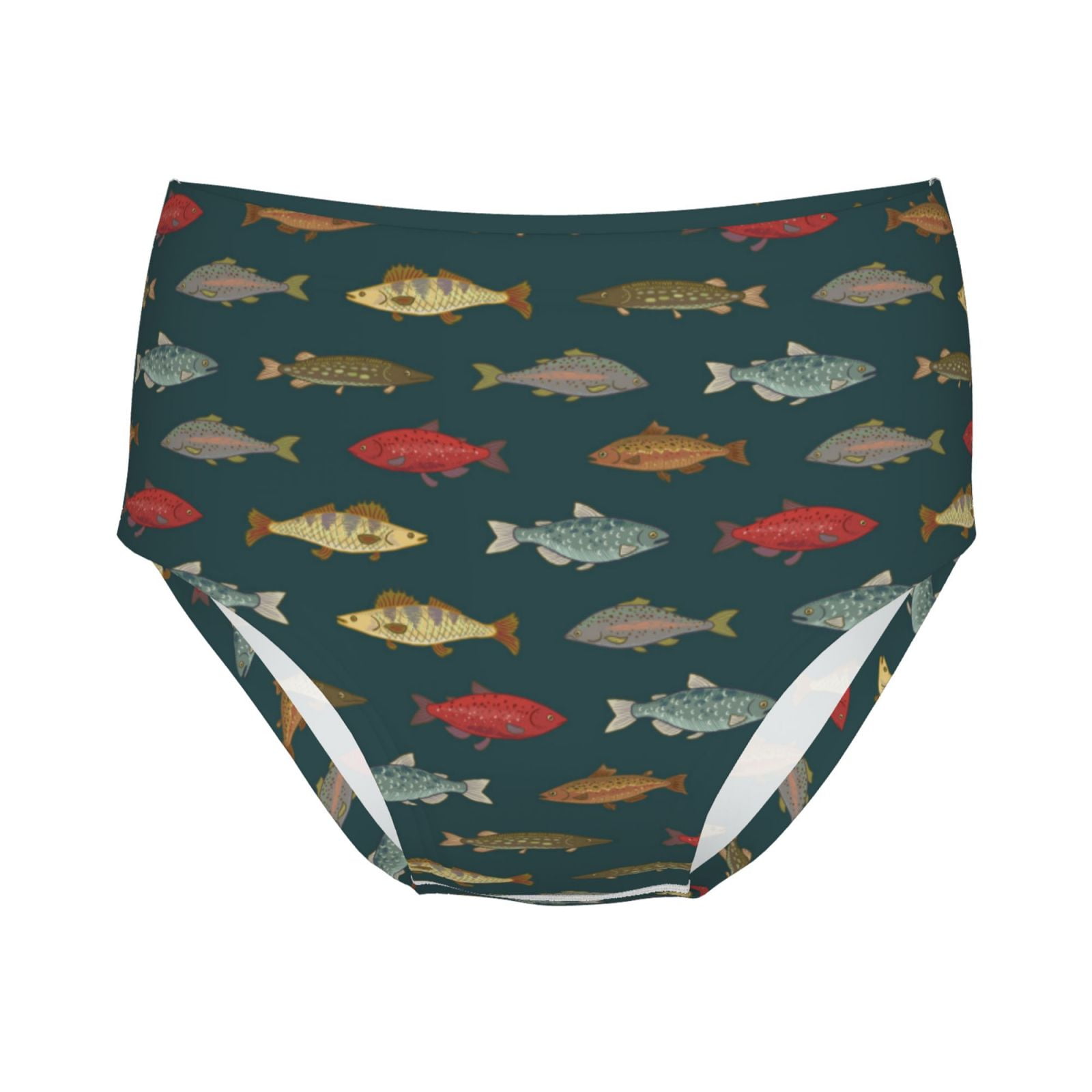 Teen Girls Underwear - River Freshwater Fish Soft Cotton Briefs Panties ...