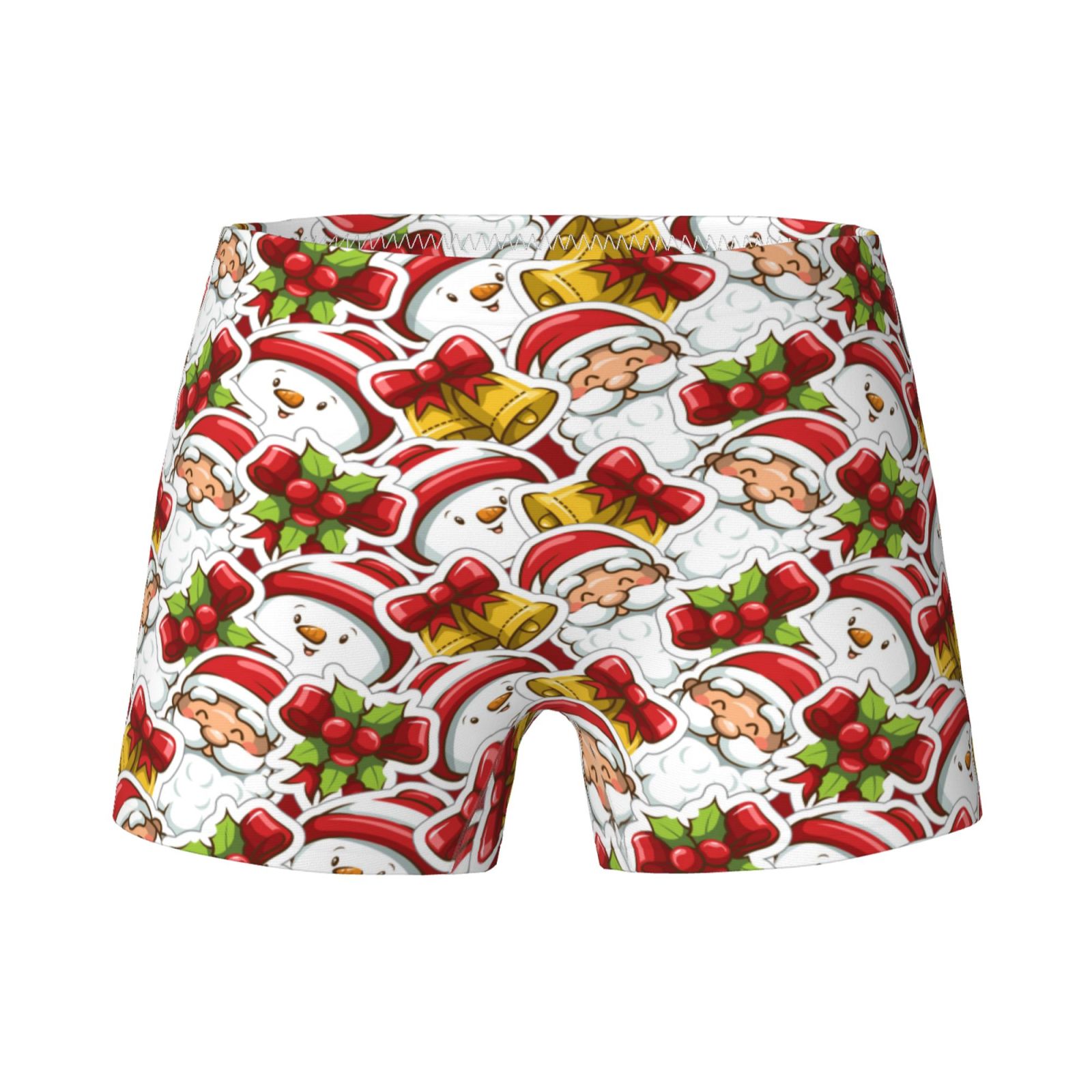 Teen Girls Underwear - Santa Claus bells Snowman Soft Cotton Boxer ...