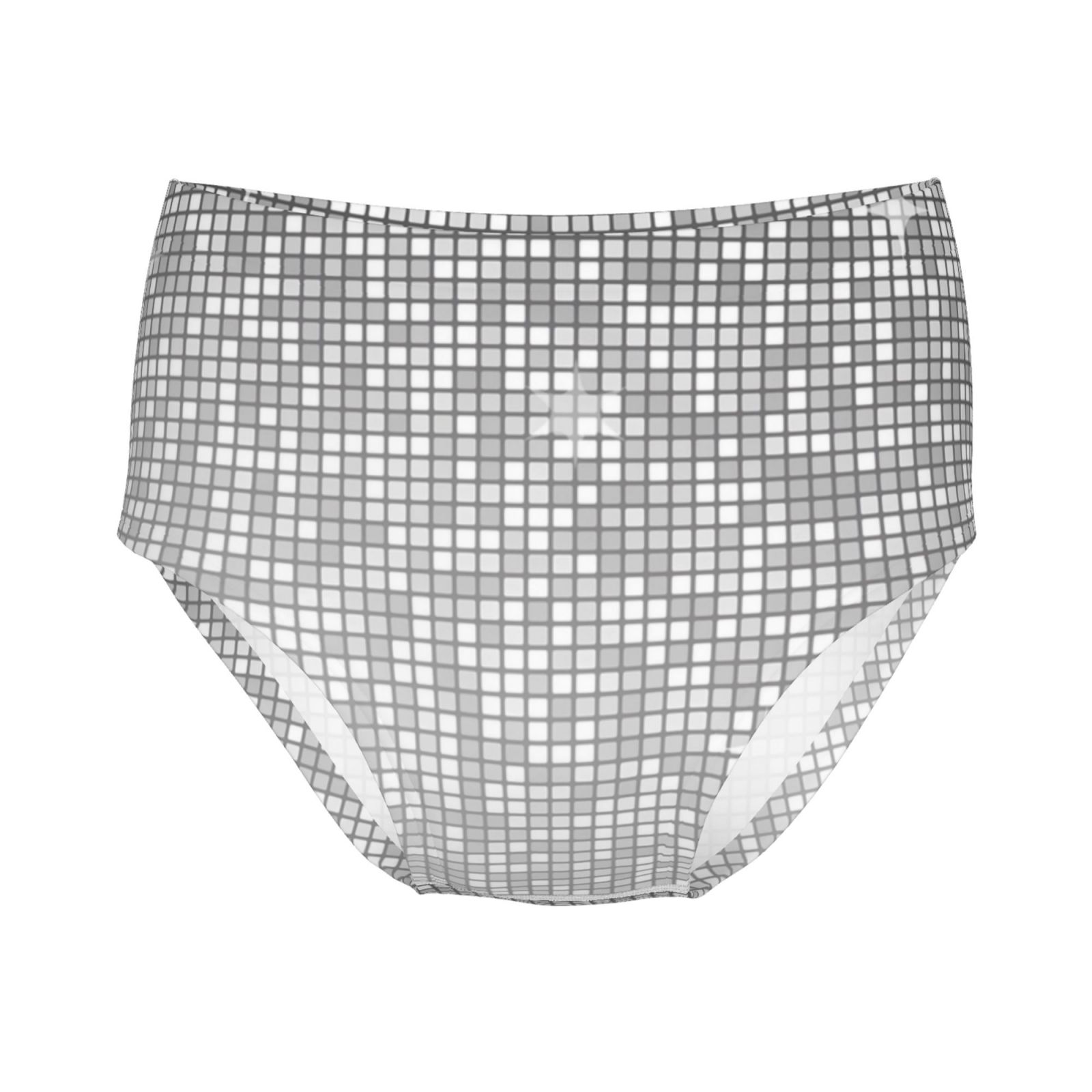 Teen Girls Underwear - Silver Mosaic Soft Cotton Briefs Panties for ...
