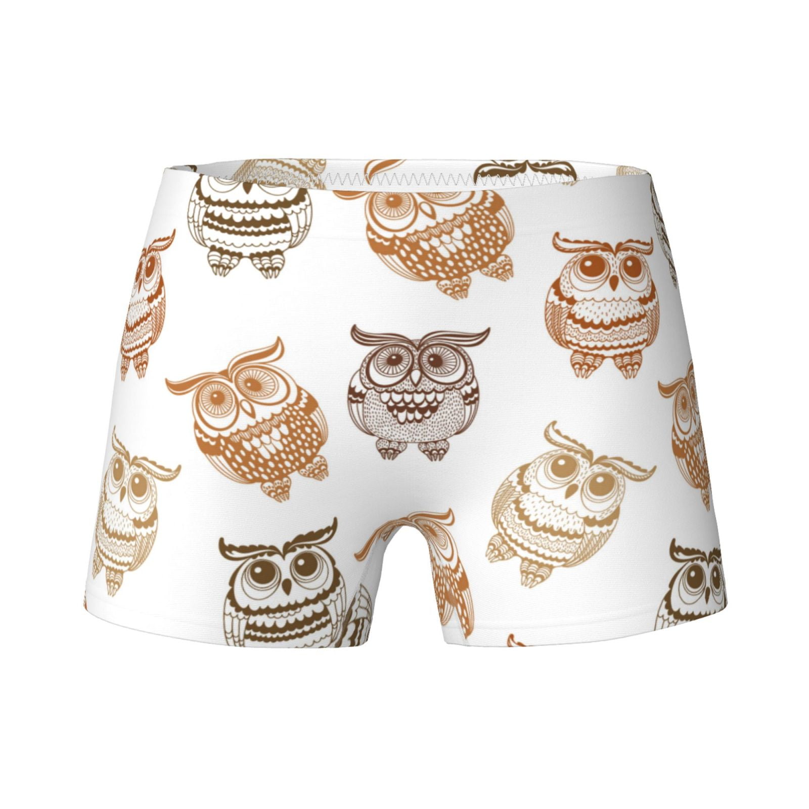 Teen Girls Underwear - Simple Cute Owls Soft Cotton Boxer Briefs ...