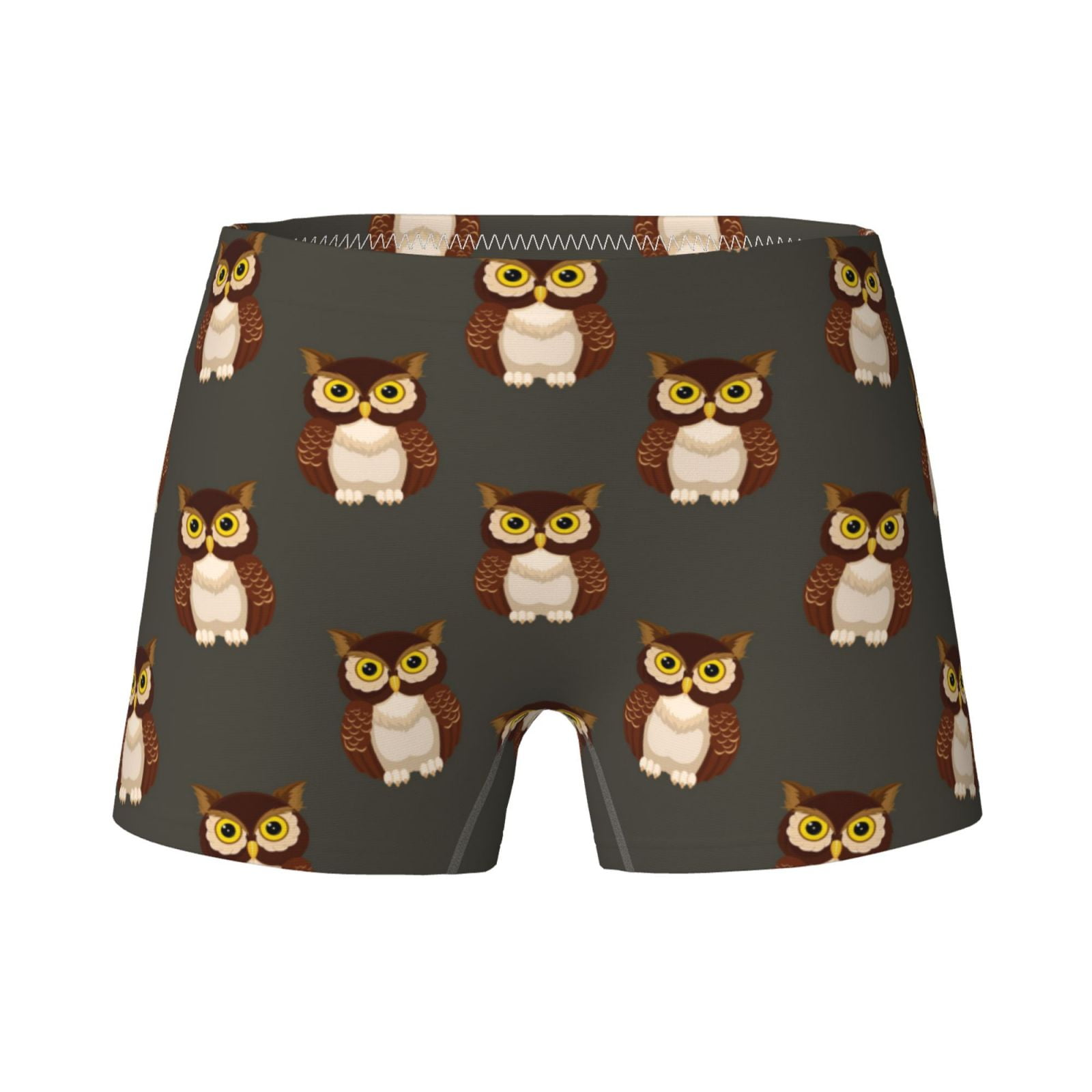 Teen Girls Underwear - Simple Owl Prints Soft Cotton Boxer Briefs ...