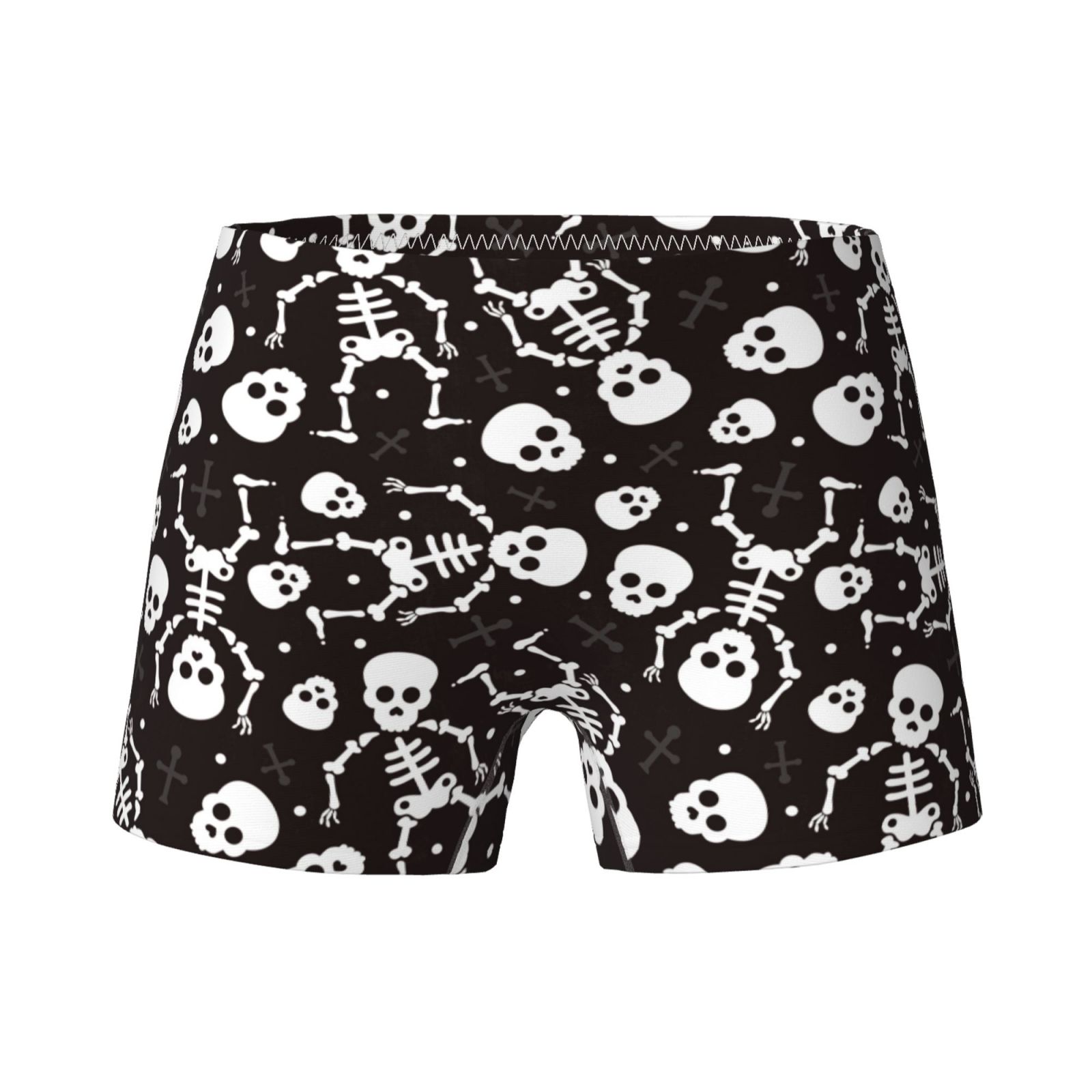 Teen Girls Underwear - Skeleton Soft Cotton Boxer Briefs Panties for ...