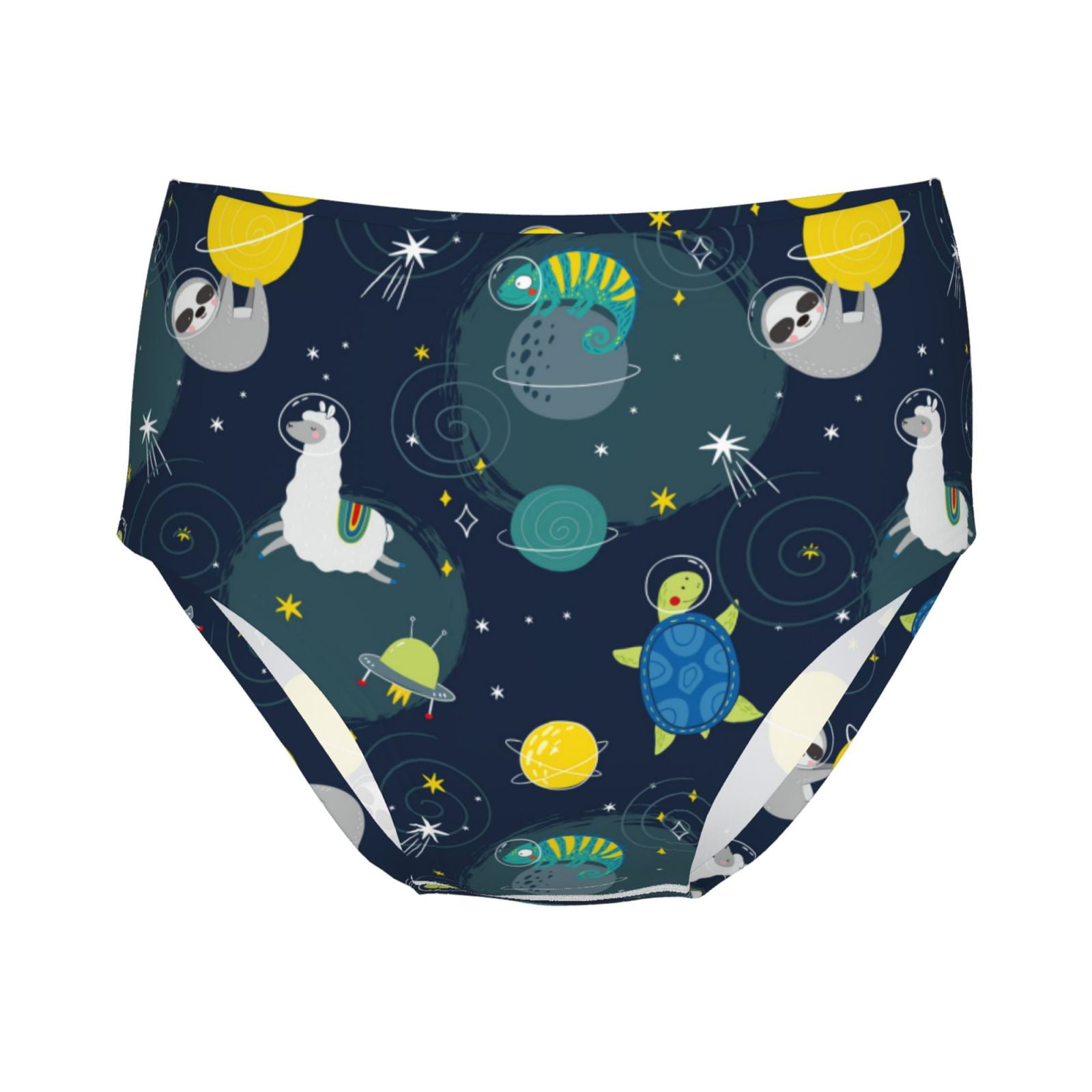 Teen Girls Underwear - Space and Animals Soft Cotton Briefs Panties for Teens Breathable Panty ...