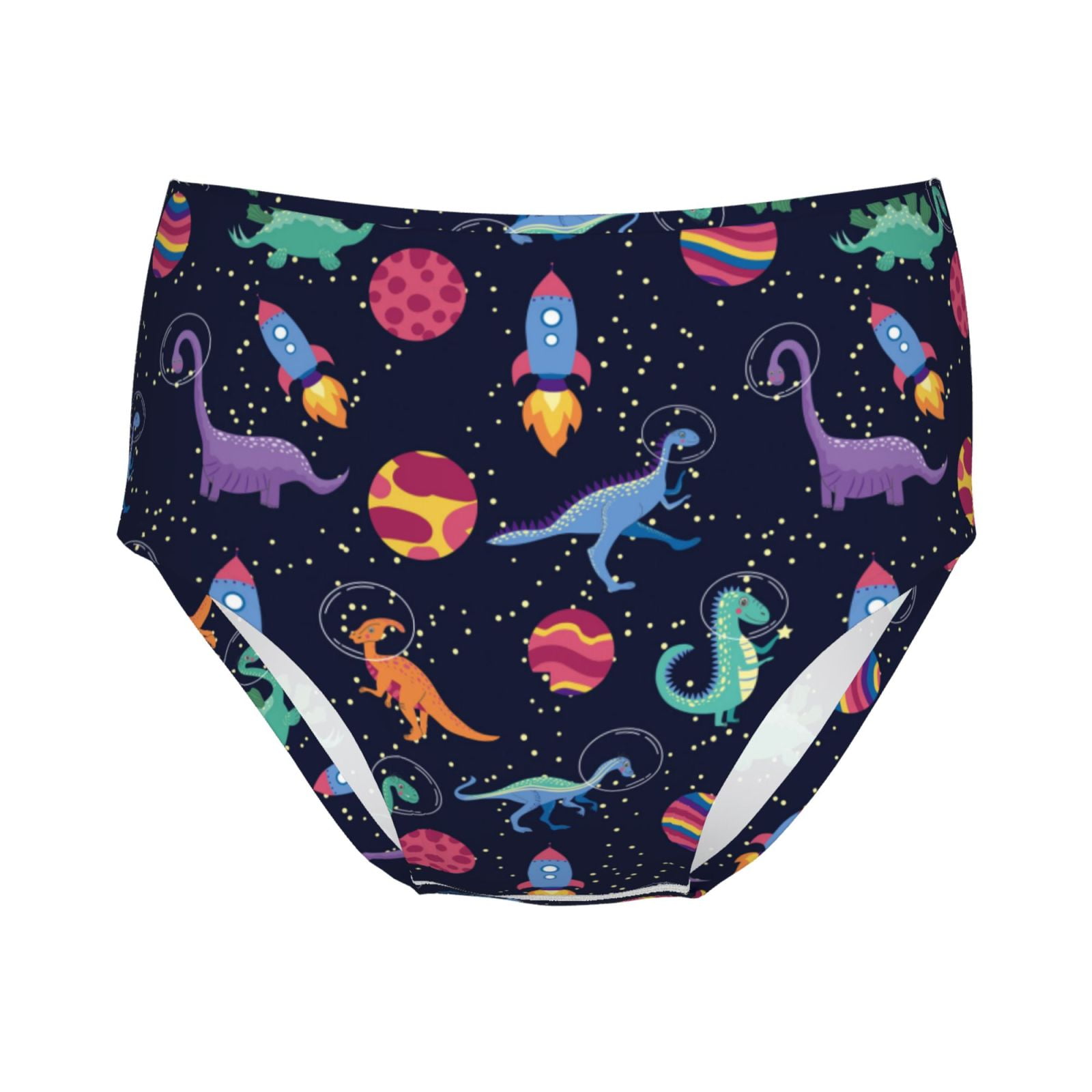 Teen Girls Underwear - Space dinosaur A Soft Cotton Briefs Panties for Teens Breathable Panty ...