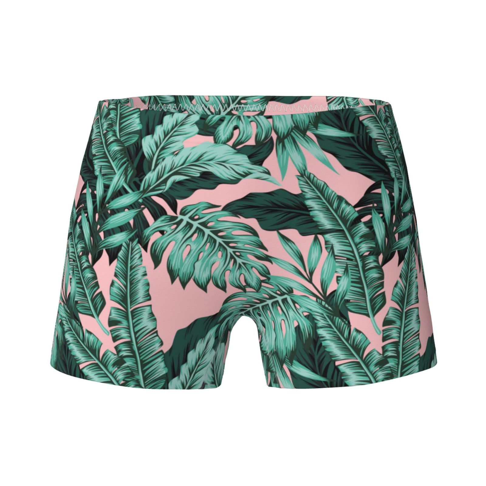 Teen Girls Underwear - Summer Green Tree Soft Cotton Boxer Briefs ...