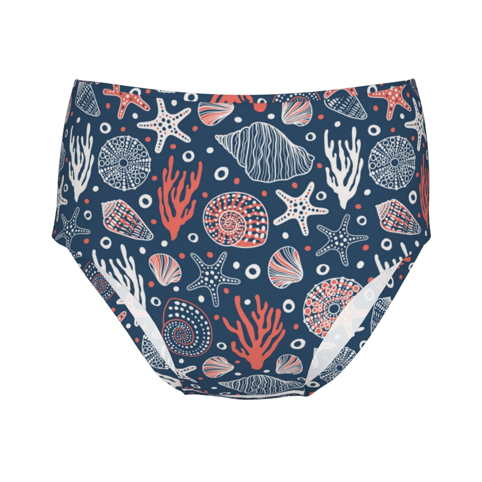 Teen Girls Underwear - Summer beach starfish shell Soft Cotton Briefs ...