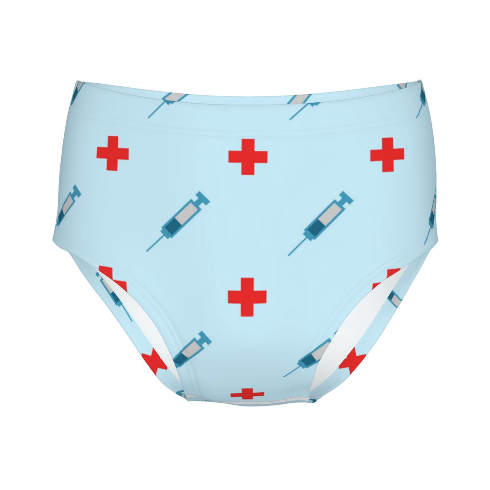 Teen Girls Underwear - Syringe And Red Cross Soft Cotton Briefs Panties ...