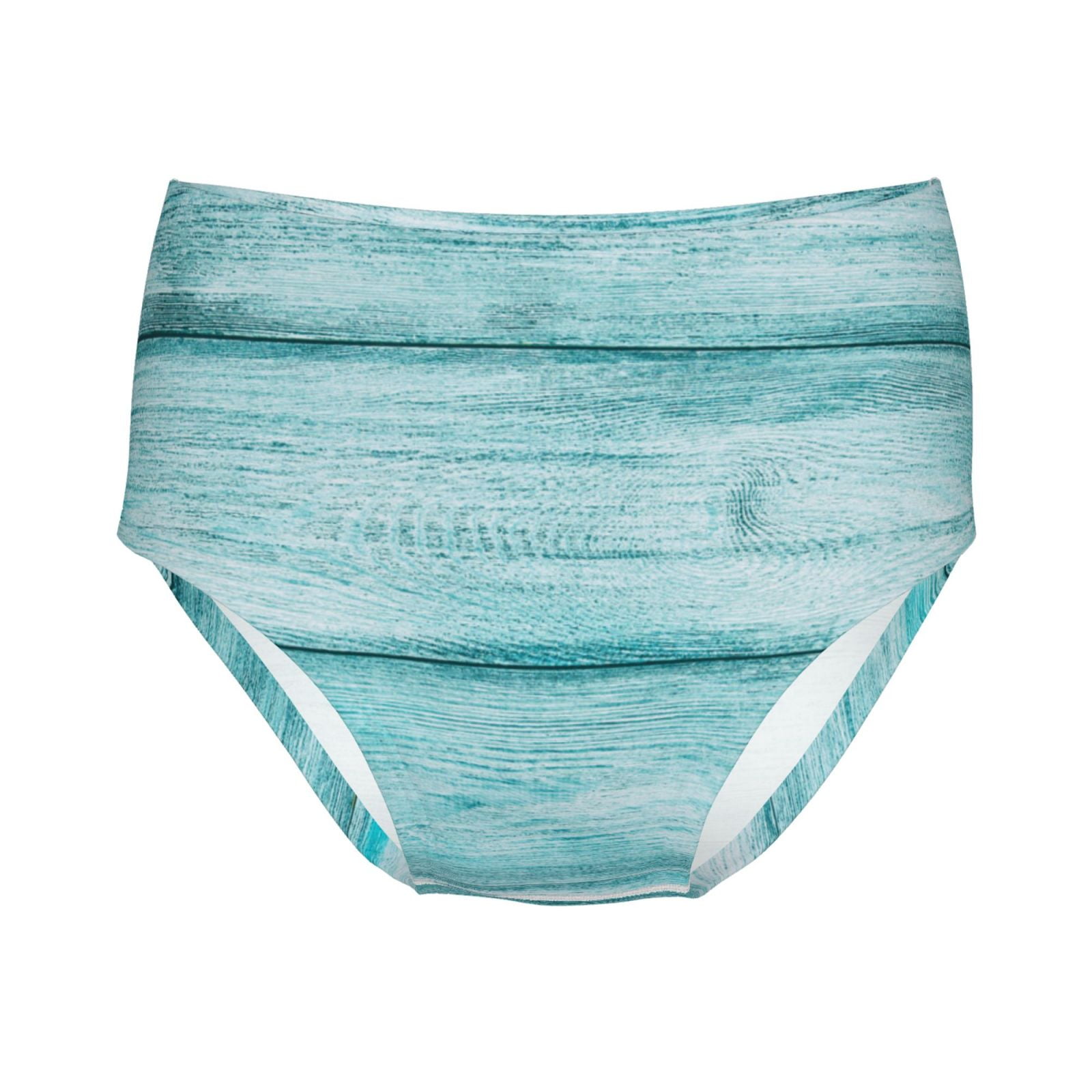Teen Girls Underwear - Teal Turquoise Wood Soft Cotton Briefs Panties ...