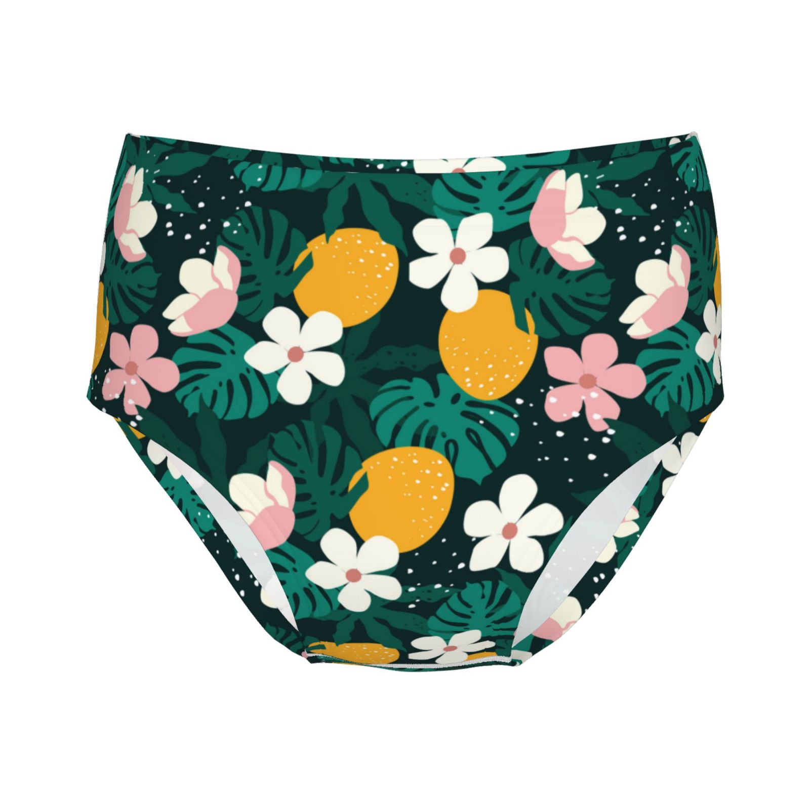 Teen Girls Underwear Tropical Fruit B Soft Cotton Briefs Panties For