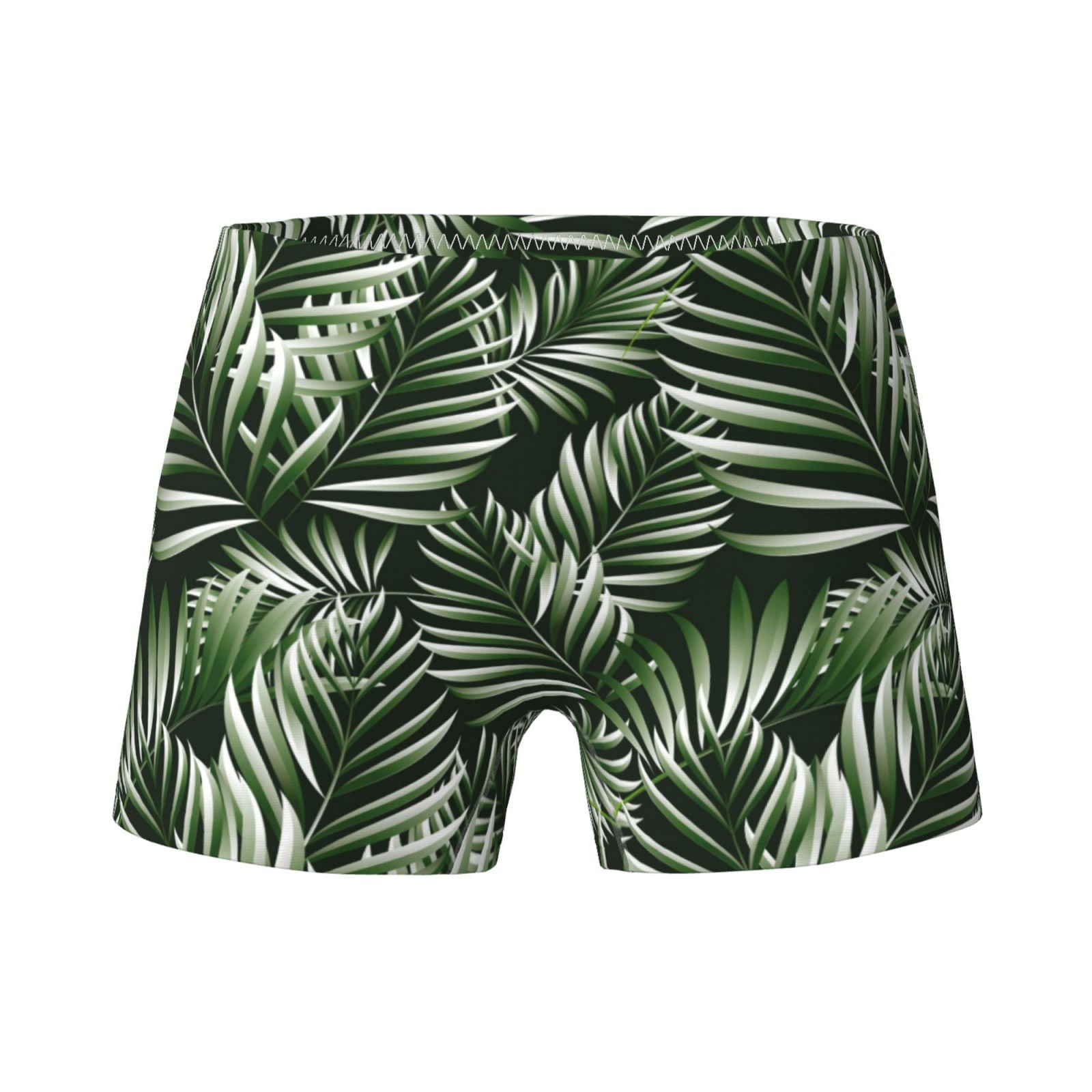 Teen Girls Underwear - Tropical Palm Leaves1 Soft Cotton Boxer Briefs ...