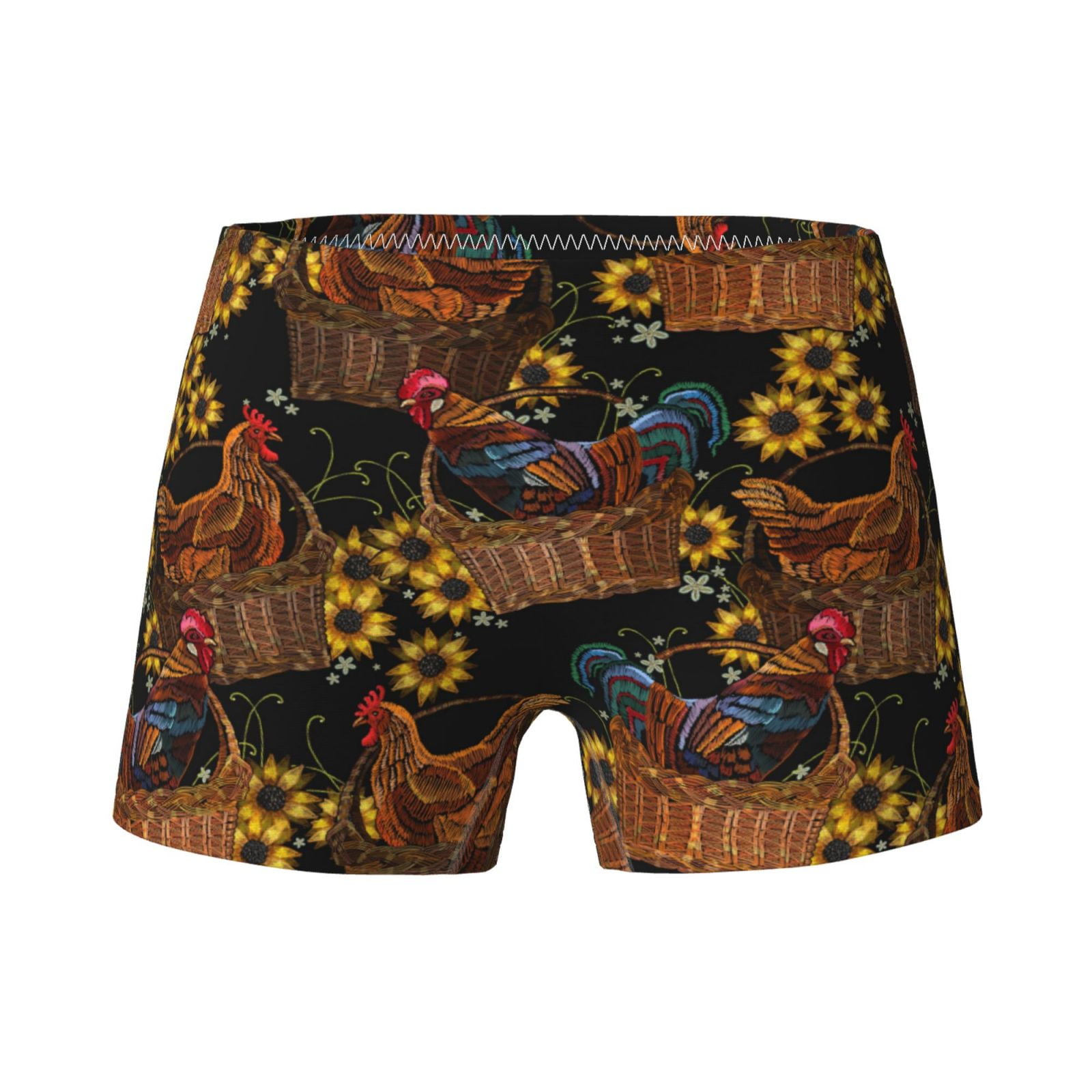 Teen Girls Underwear - Vintage Sunflower Basket Chicken Soft Cotton ...