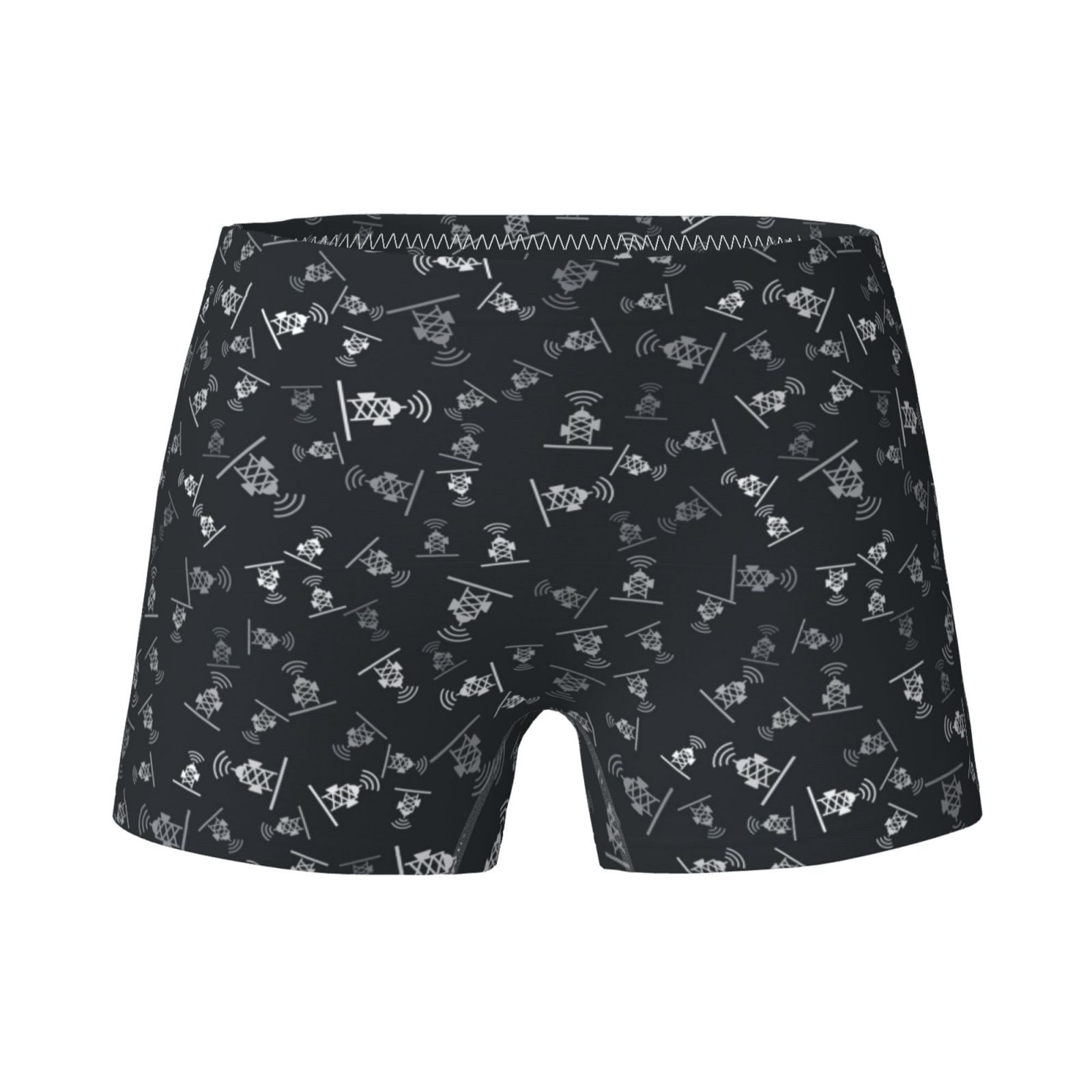Teen Girls Underwear - Wireless Antenna Icon Soft Cotton Boxer Briefs ...