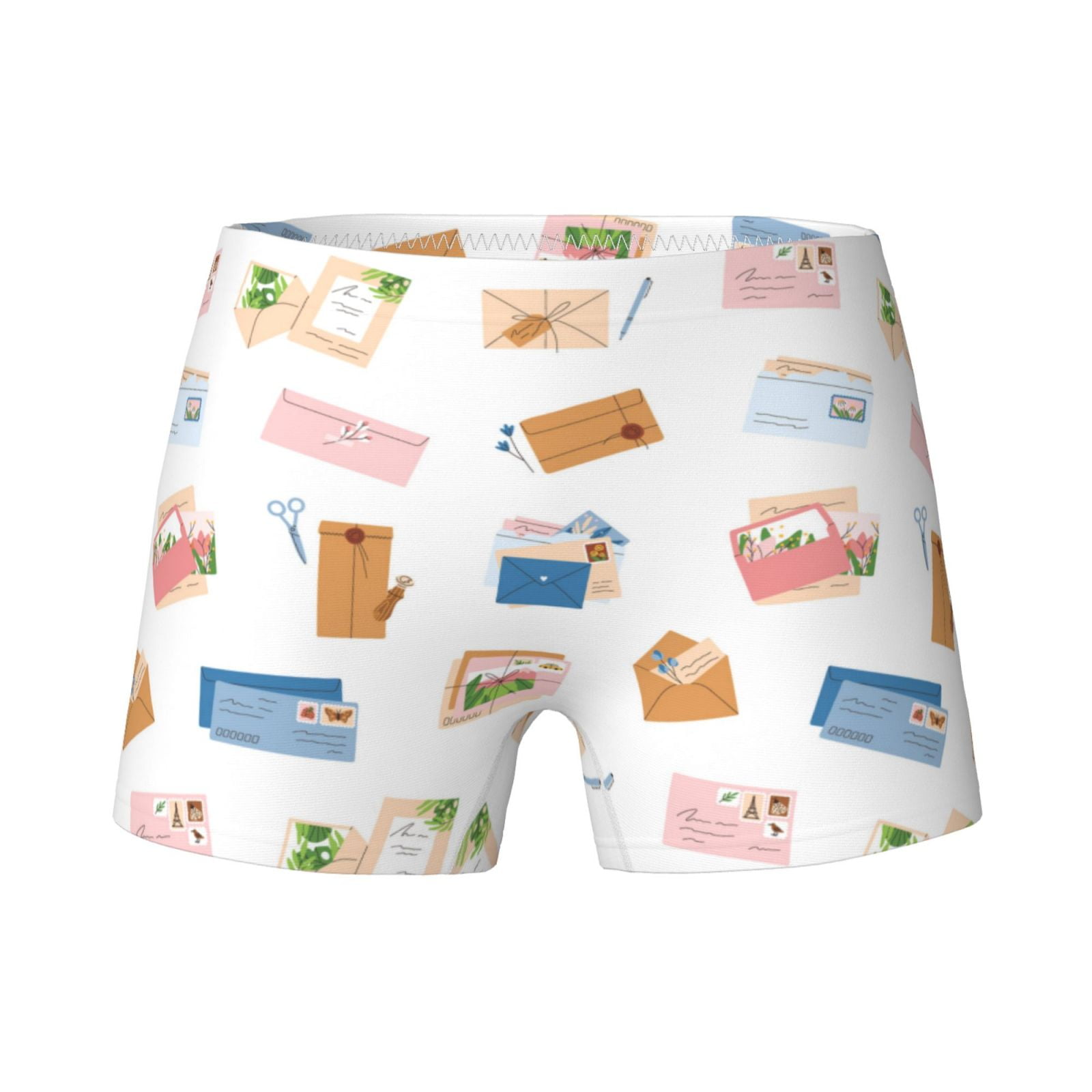 Teen Girls Underwear - colors envelope Pattern Soft Cotton Boxer Briefs ...