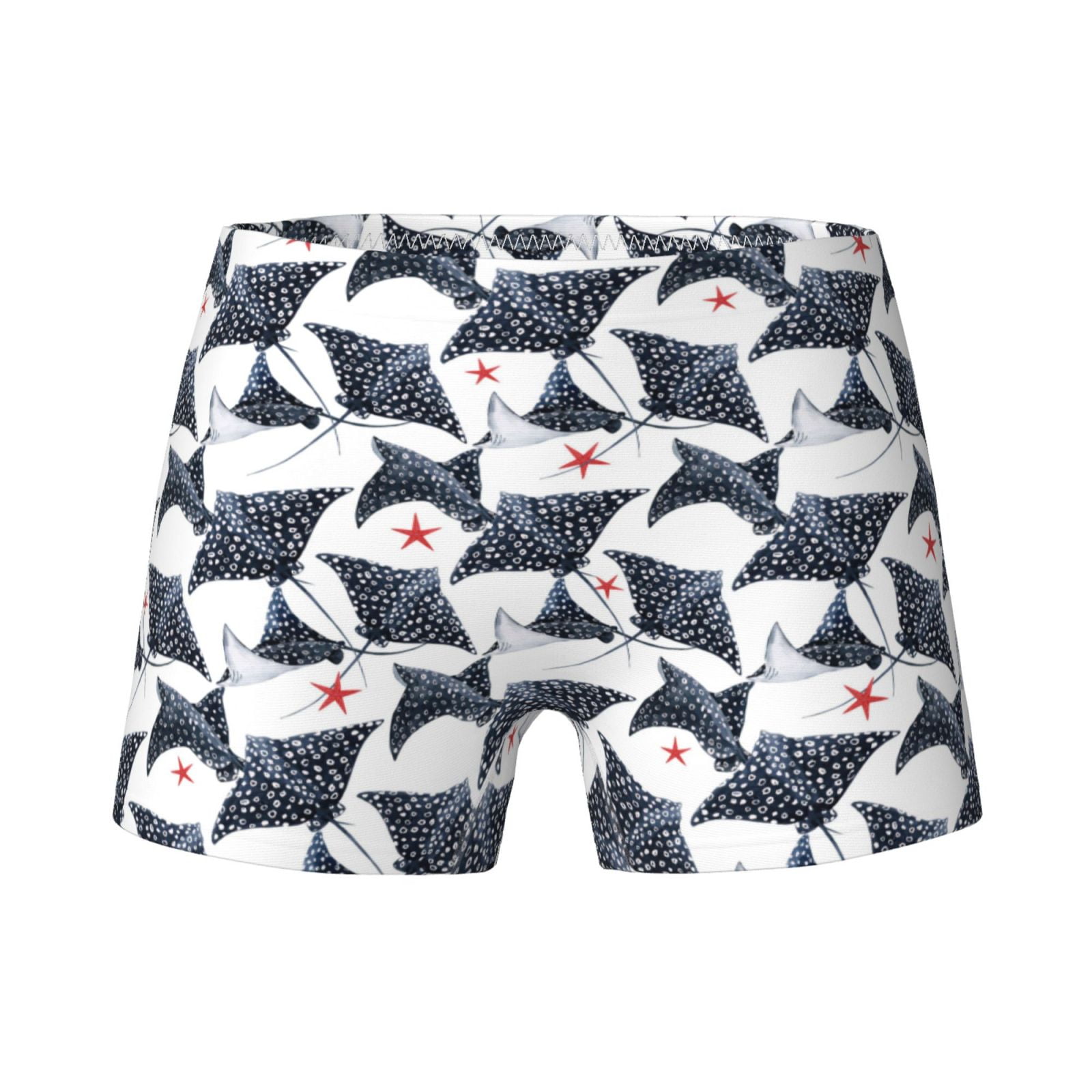 Teen Girls Underwear - cool stingray fish cute Soft Cotton Boxer Briefs ...