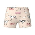 Teen Girls Underwear - cow pig chicken cute Soft Cotton Boxer Briefs ...
