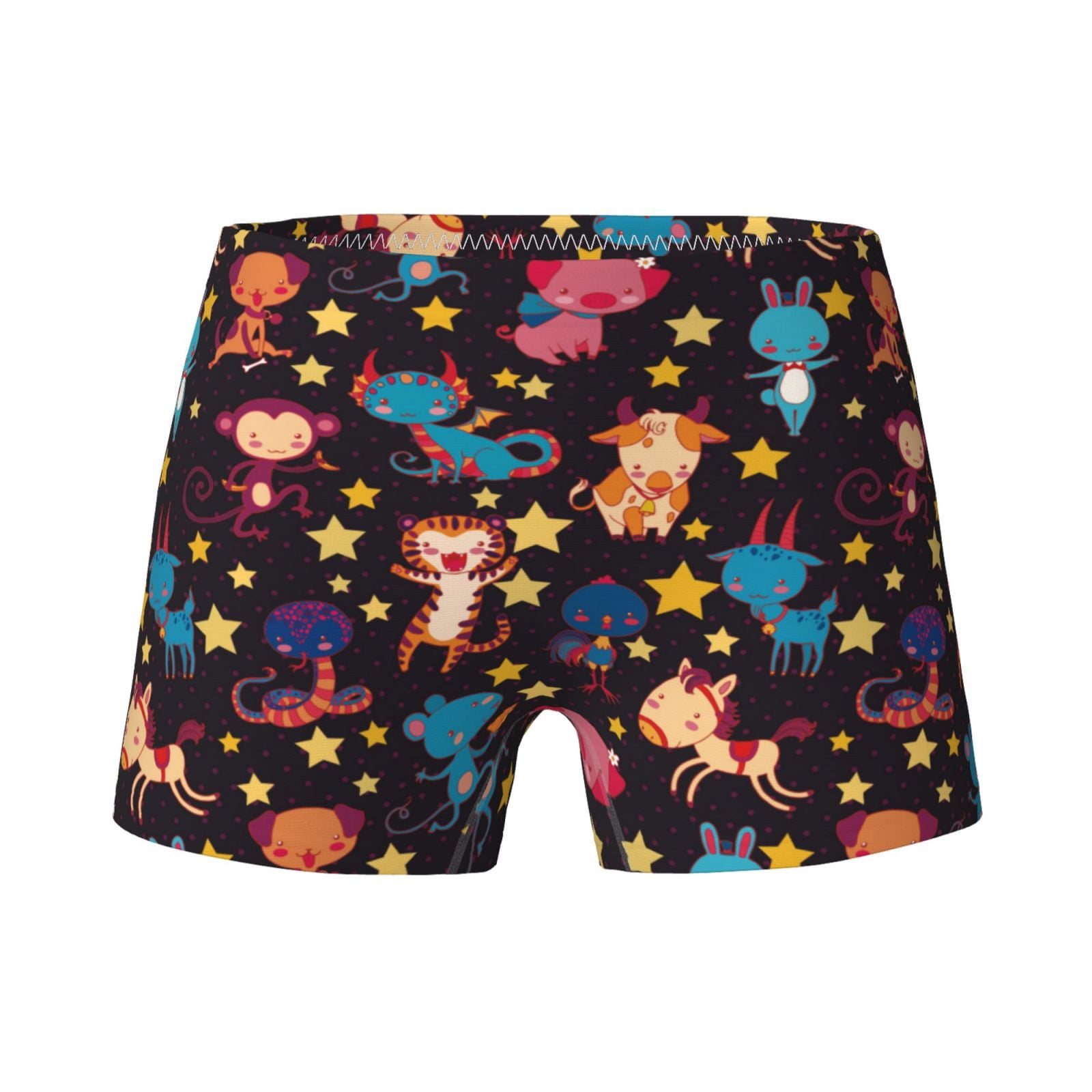 Teen Girls Underwear - cute animals Soft Cotton Boxer Briefs Panties ...