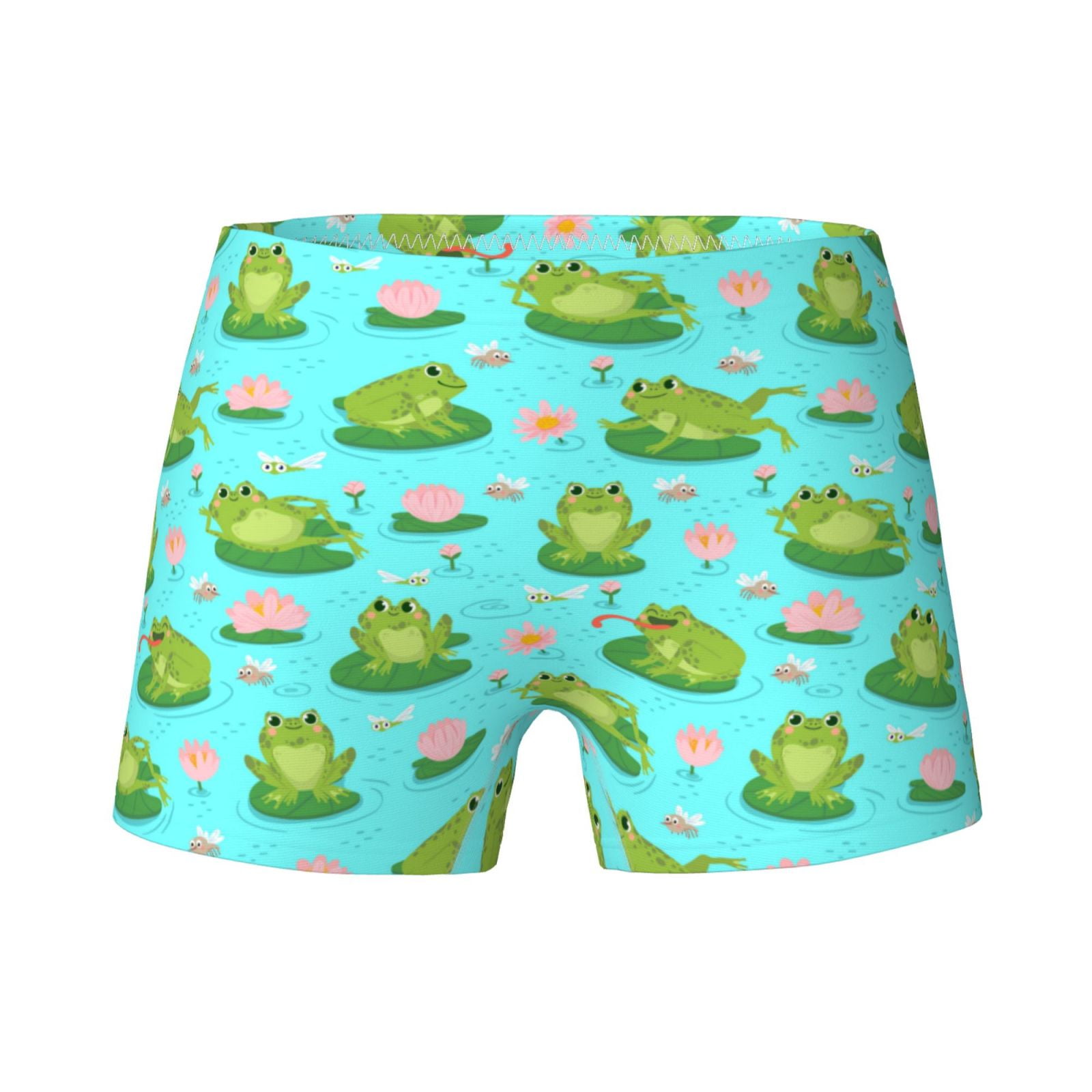 Teen Girls Underwear - cute frogs Lily leaves dragonfly Soft Cotton ...
