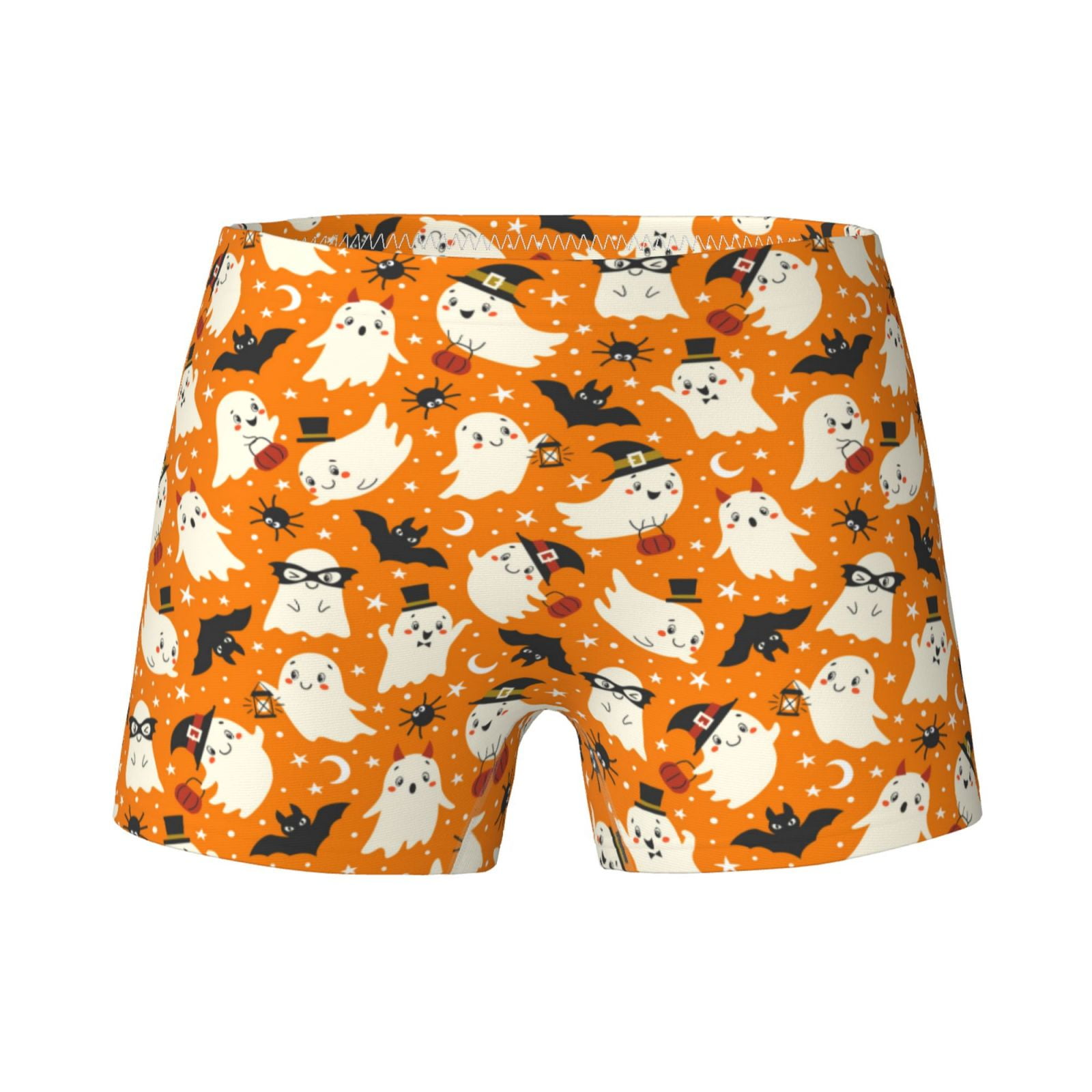 Teen Girls Underwear - cute spooky halloween Soft Cotton Boxer Briefs ...