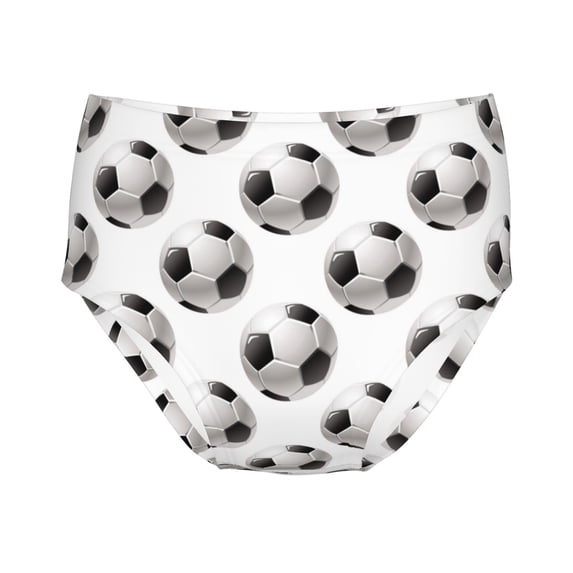 Teen Girls Underwear - football soccer ball cute Soft Cotton Briefs ...