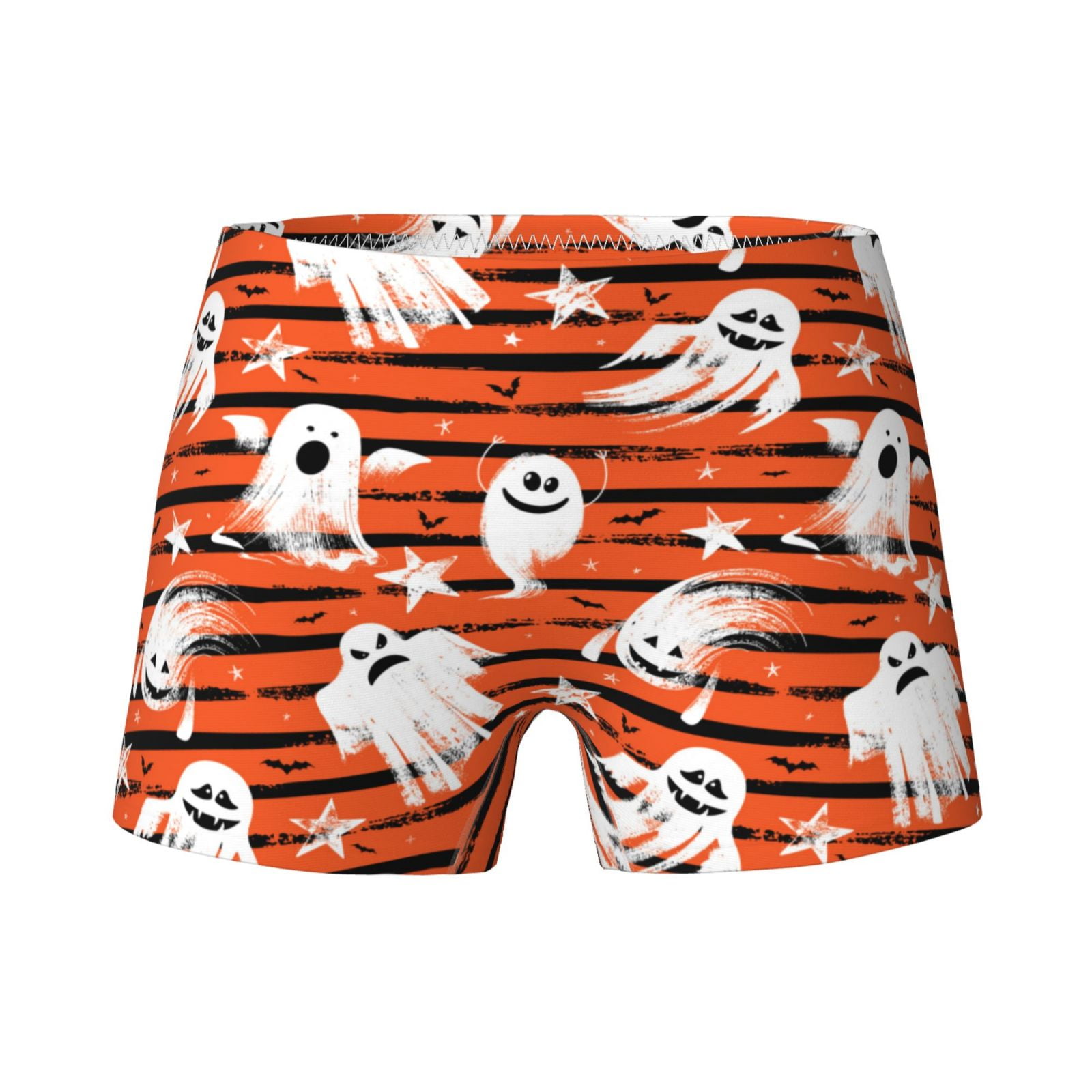 Teen Girls Underwear - funny ghost halloween Patterns Soft Cotton Boxer ...