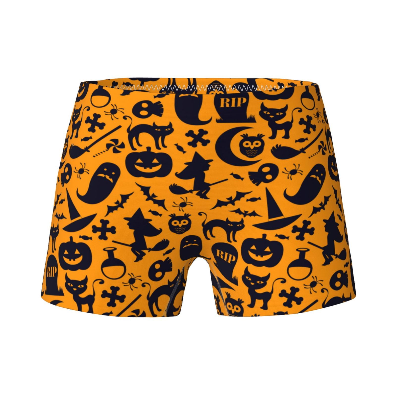 Teen Girls Underwear - halloween cat owls witch Soft Cotton Boxer ...