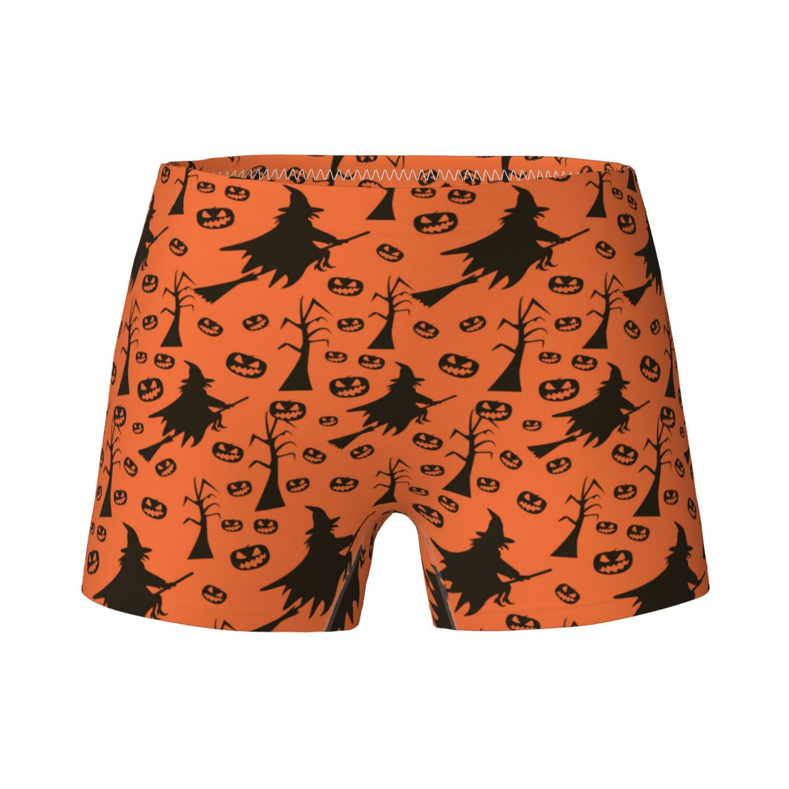 Teen Girls Underwear - halloween witch print Soft Cotton Boxer Briefs ...