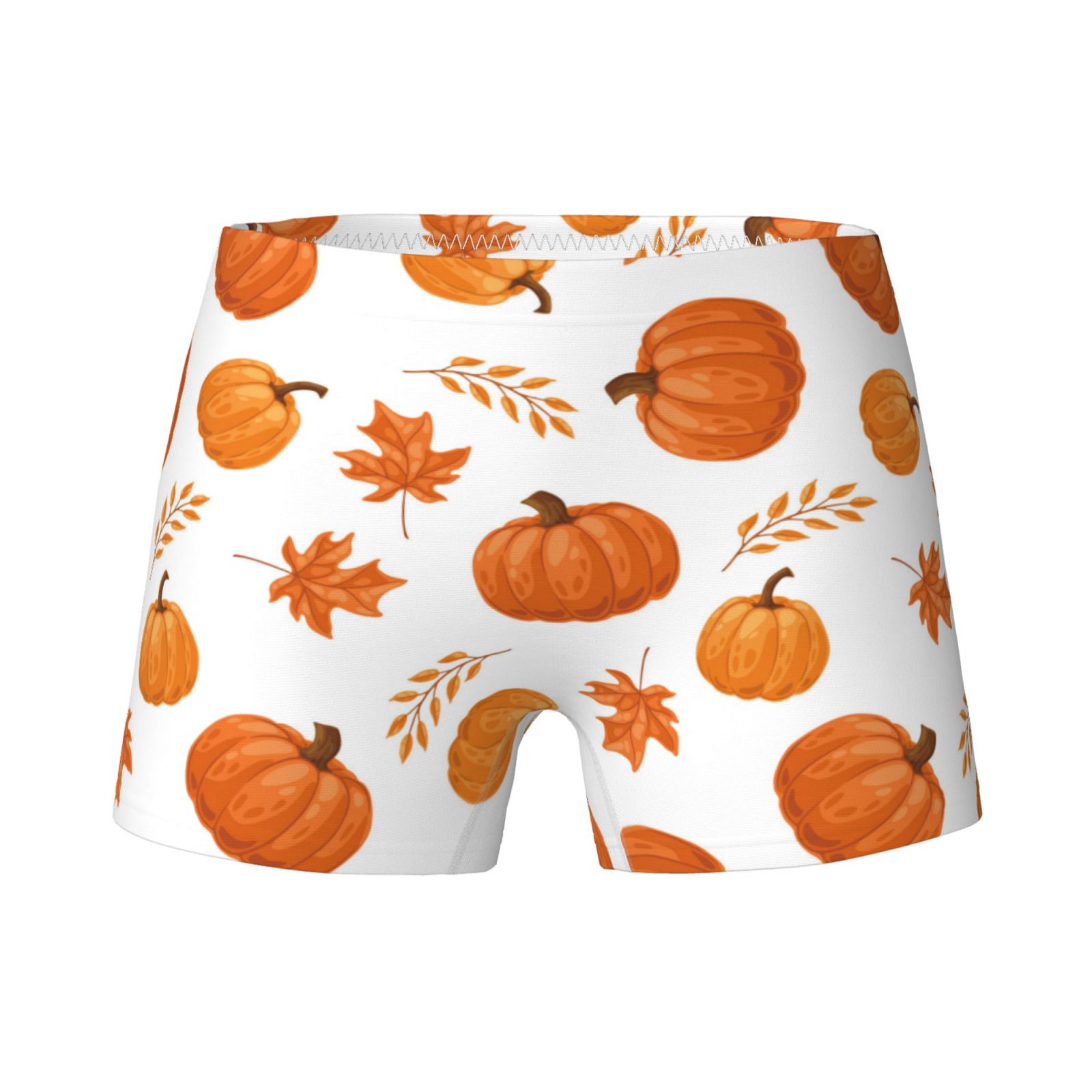 Teen Girls Underwear - maple pumpkin Soft Cotton Boxer Briefs Panties ...
