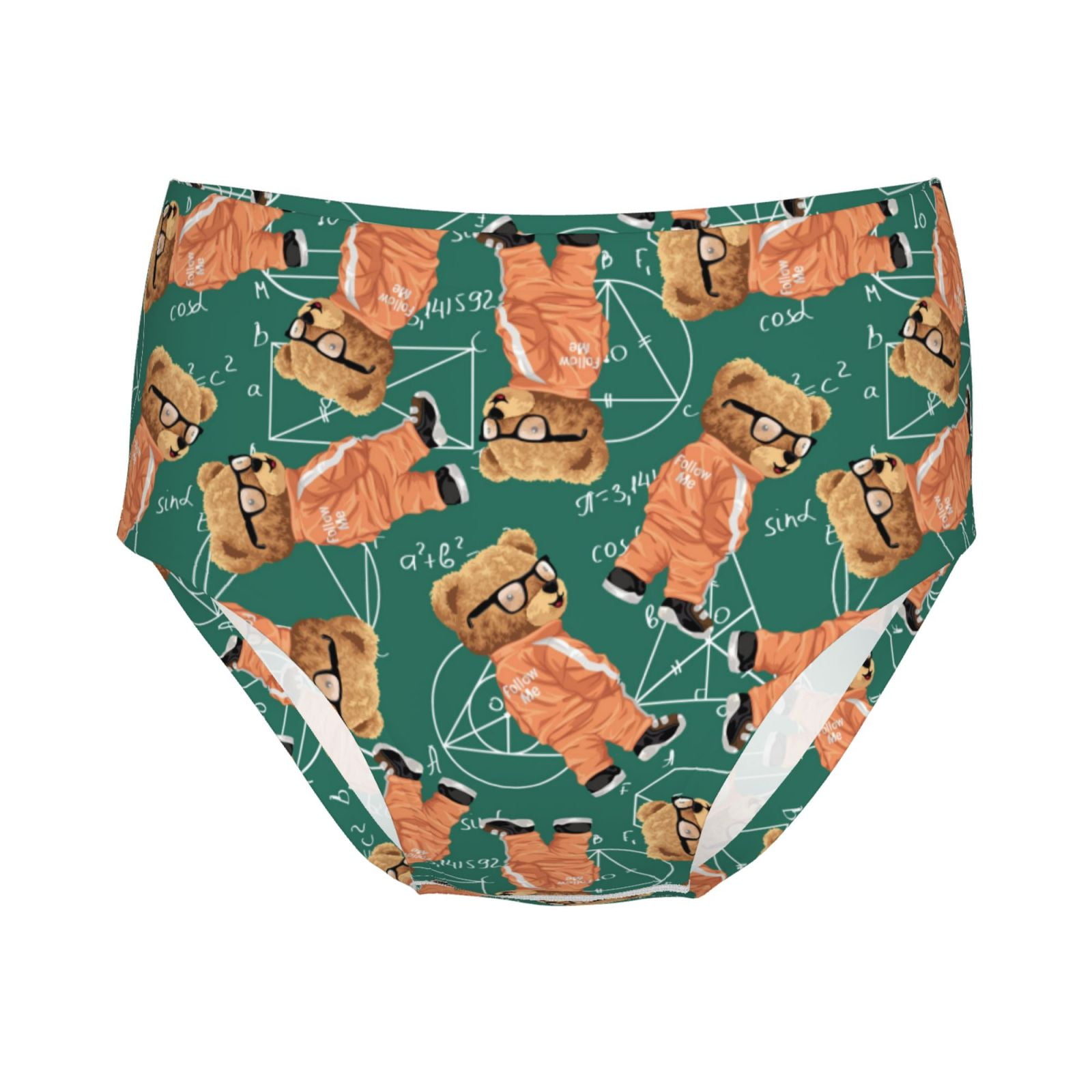 Teen Girls Underwear - math formula Bear Soft Cotton Briefs Panties for ...