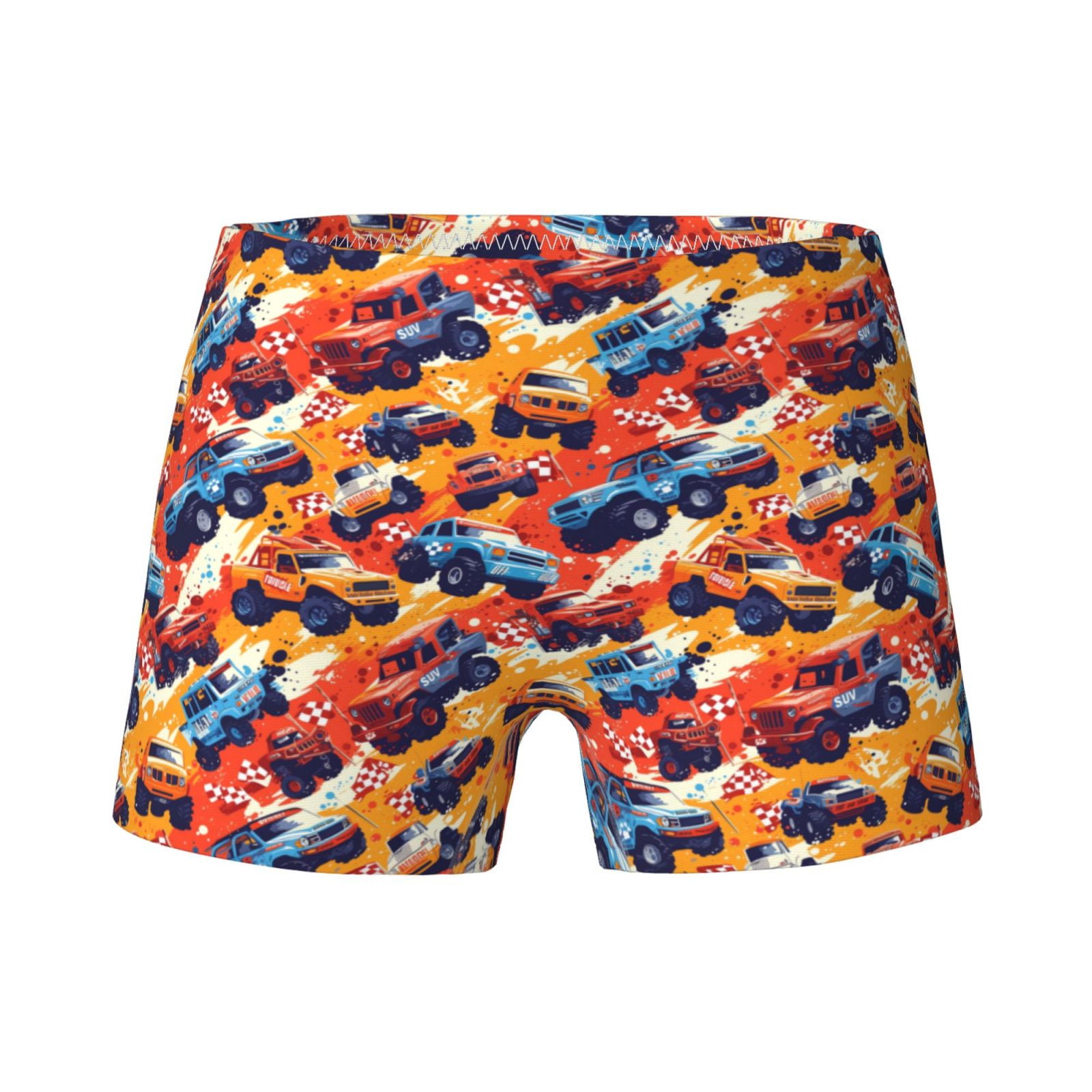 Teen Girls Underwear - off road racing car SUV Soft Cotton Boxer Briefs Panties for Teens Panty ...