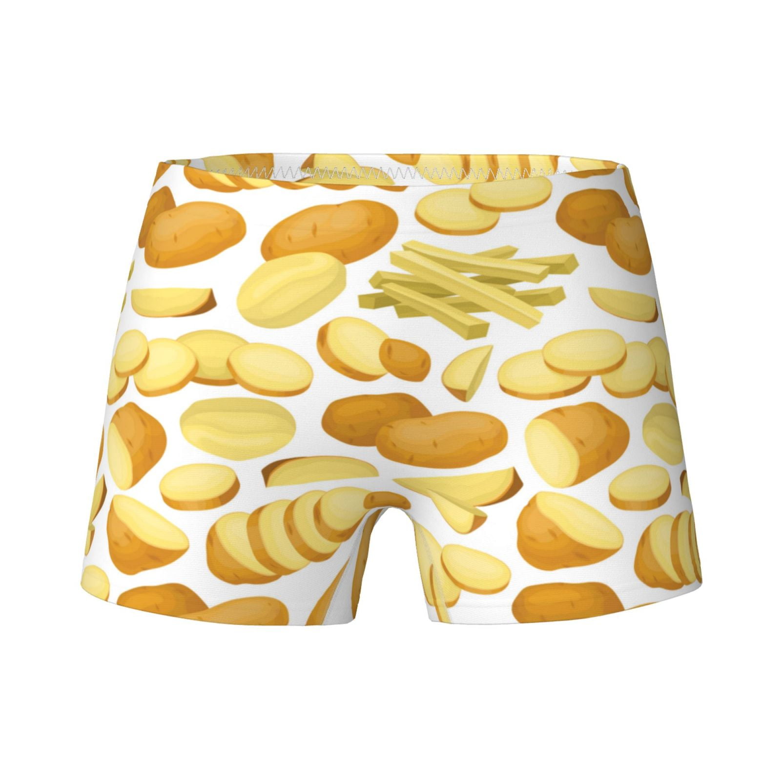 Teen Girls Underwear - potato chips fries Soft Cotton Boxer Briefs ...