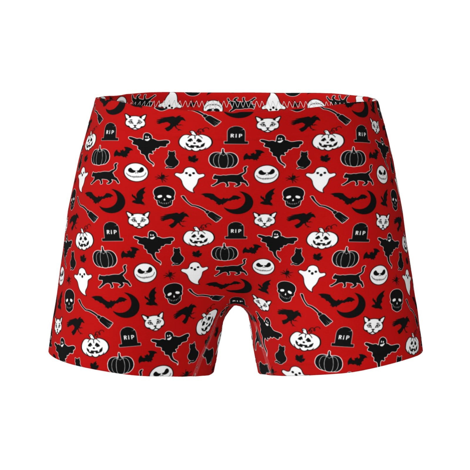 Teen Girls Underwear - pumpkin halloween cute Soft Cotton Boxer Briefs ...