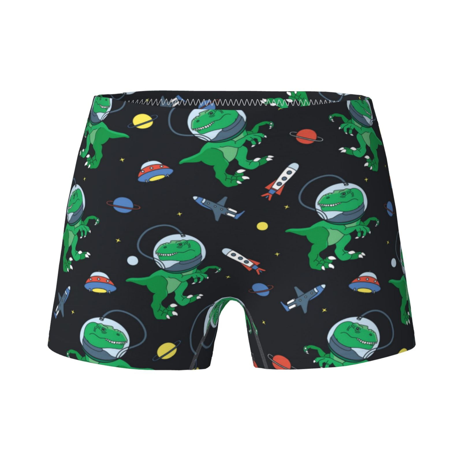 Teen Girls Underwear - space Dinosaur rocket Soft Cotton Boxer Briefs Panties for Teens Panty ...