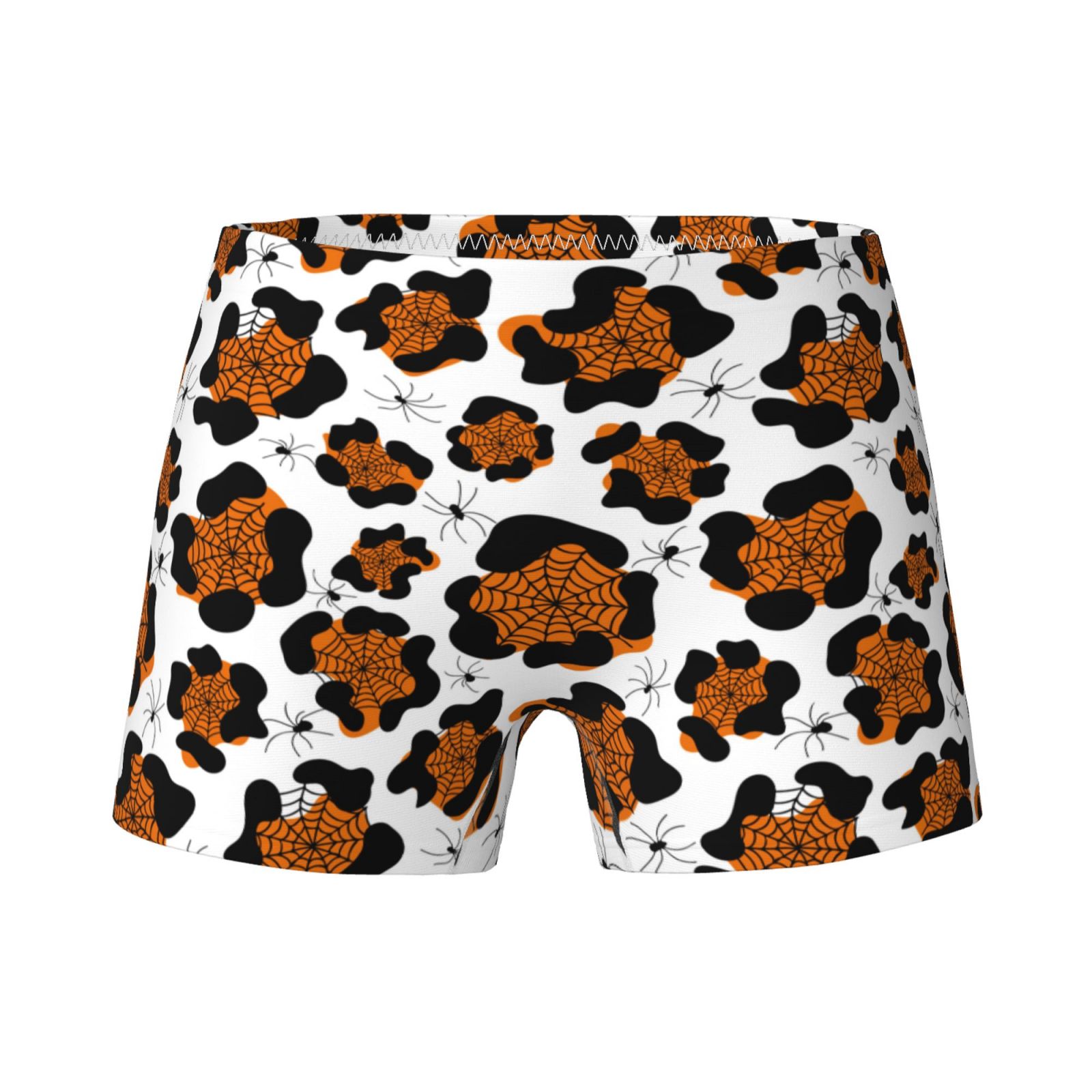 Teen Girls Underwear - spiders web halloween Soft Cotton Boxer Briefs ...